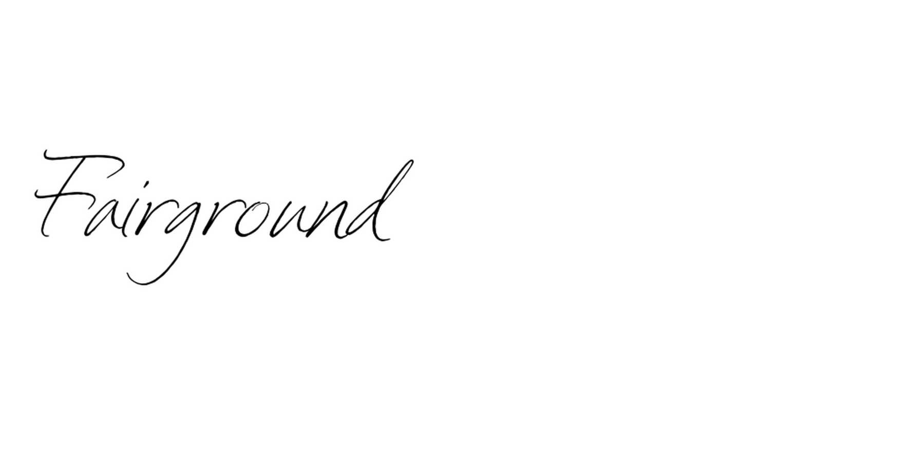 Fairground in use - Fonts In Use