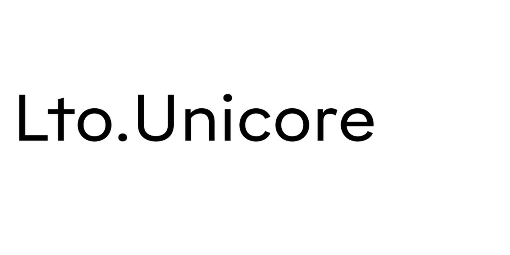 Lto.Unicore in use - Fonts In Use
