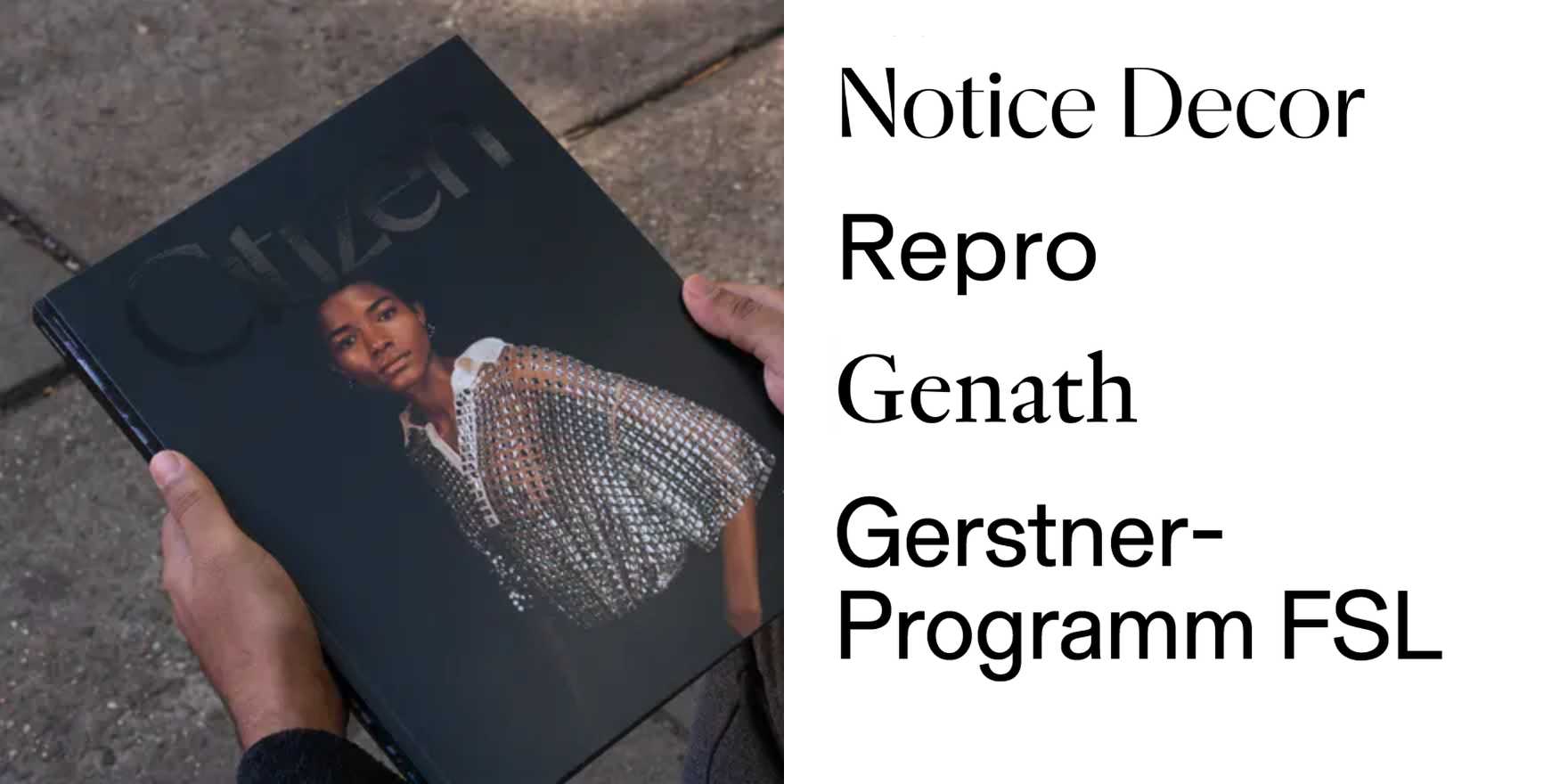 Citizen - Fonts In Use