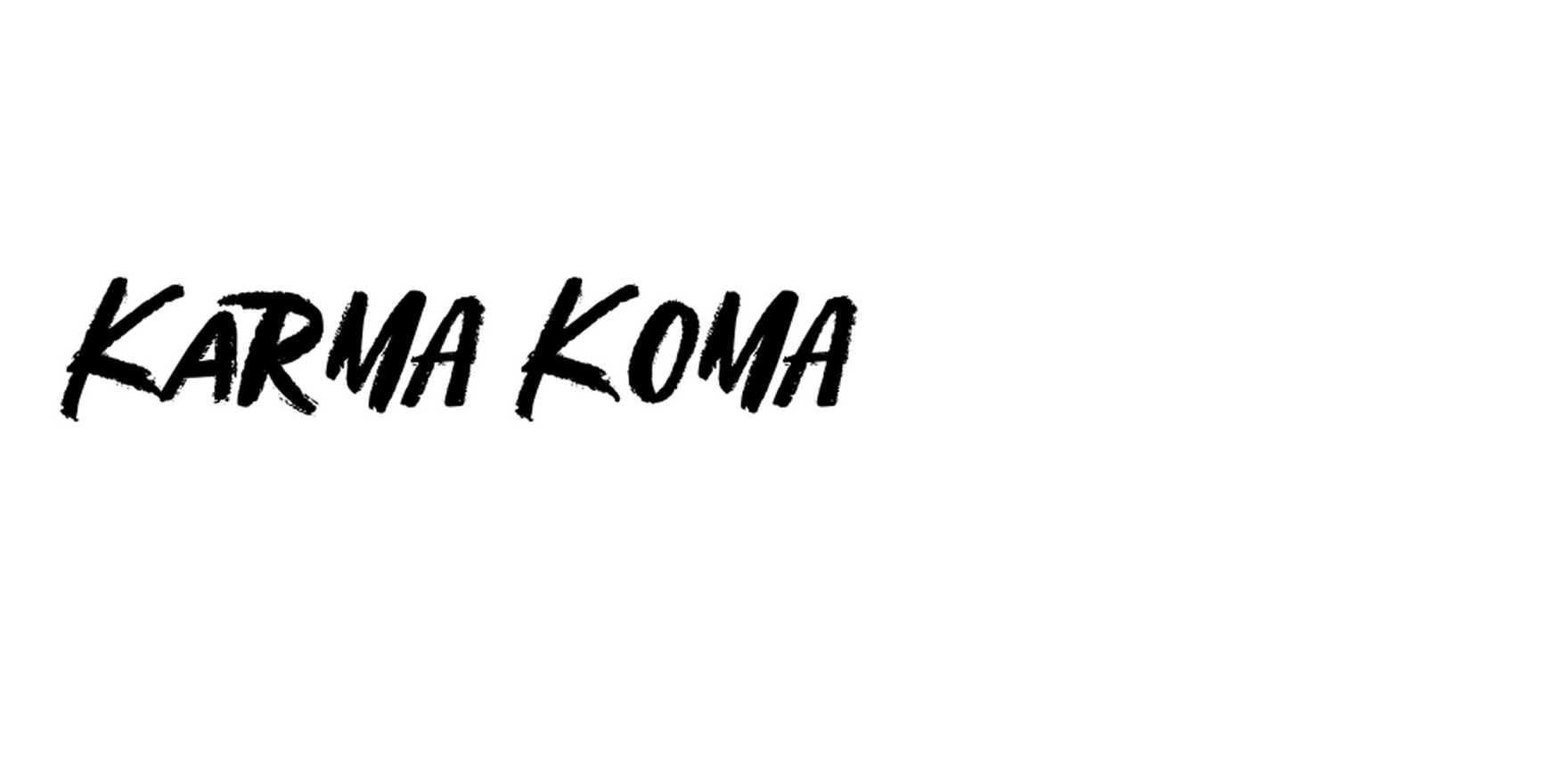 Karma Koma in use - Fonts In Use