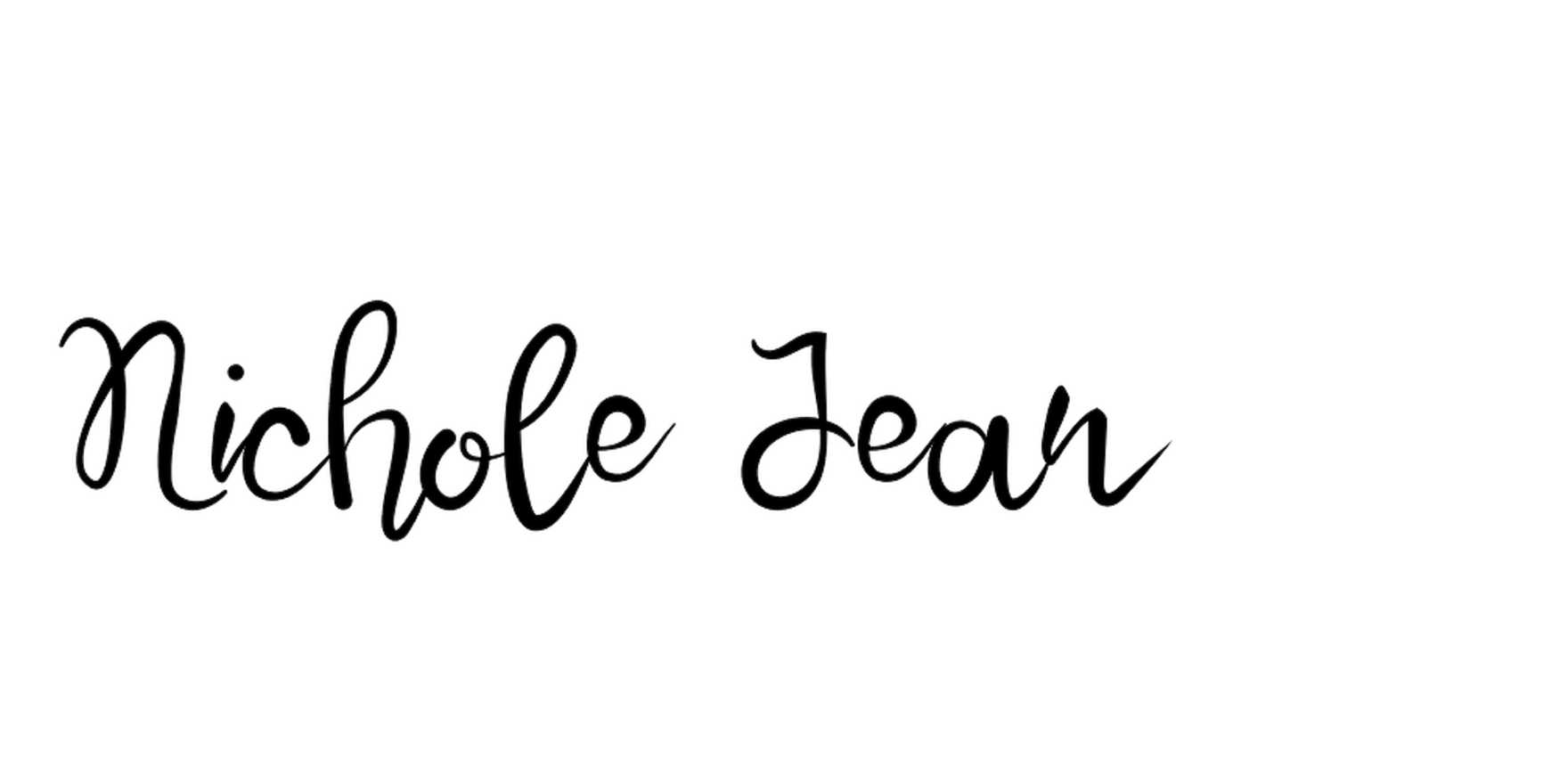 Nichole Jean in use - Fonts In Use