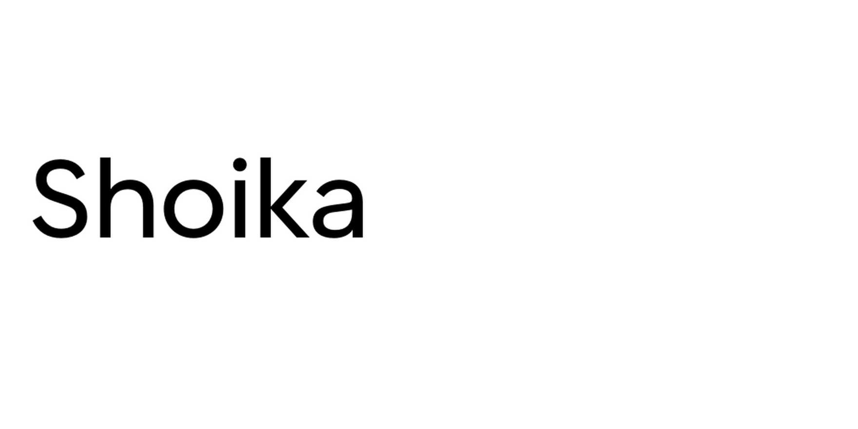 Shoika in use - Fonts In Use