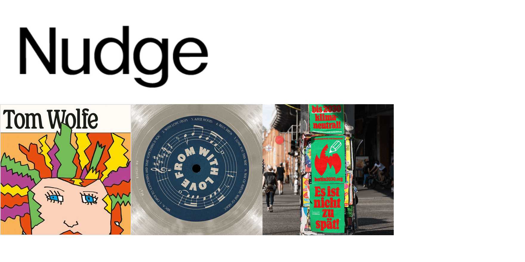 Nudge in use - Fonts In Use