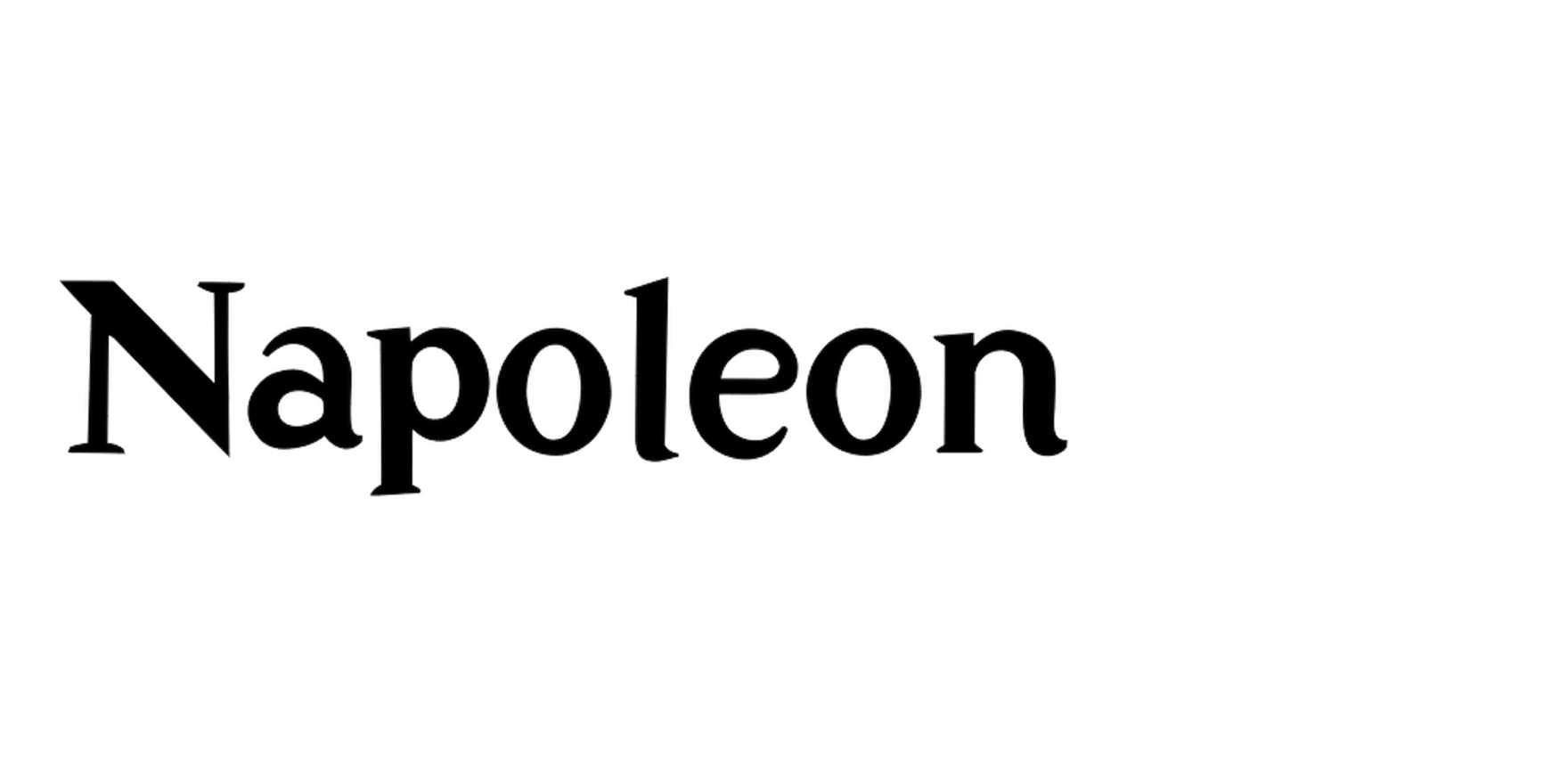 Napoleon (FontHaus) in use - Fonts In Use