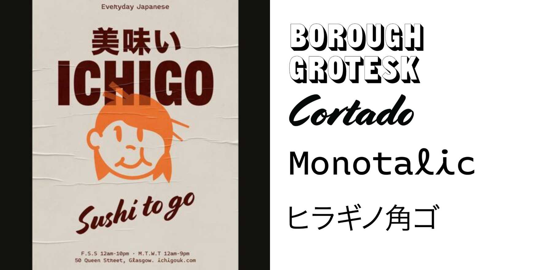 Ichigo - Fonts In Use