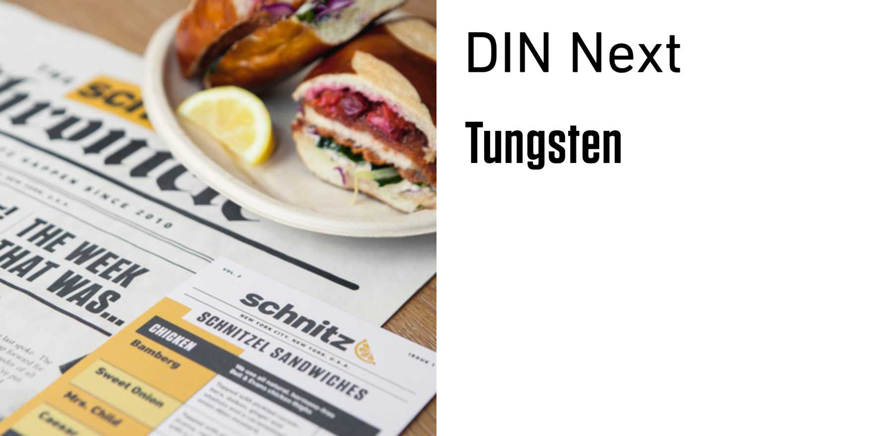 Schnitz - Fonts In Use