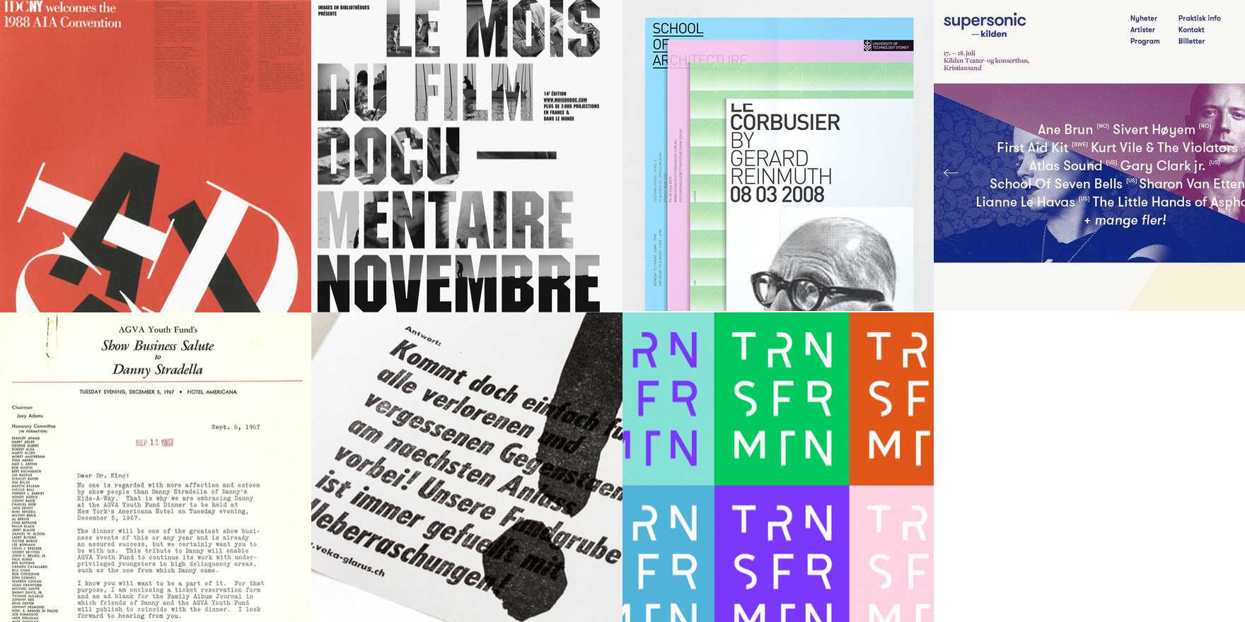 event - Fonts In Use