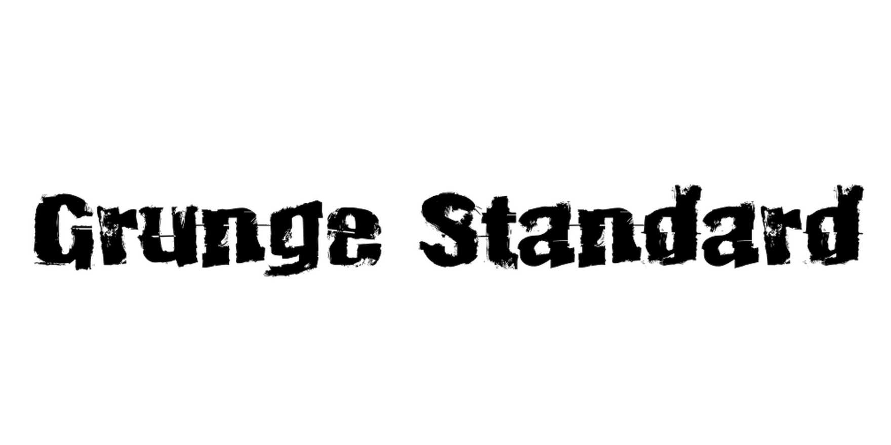 Grunge Standard in use - Fonts In Use