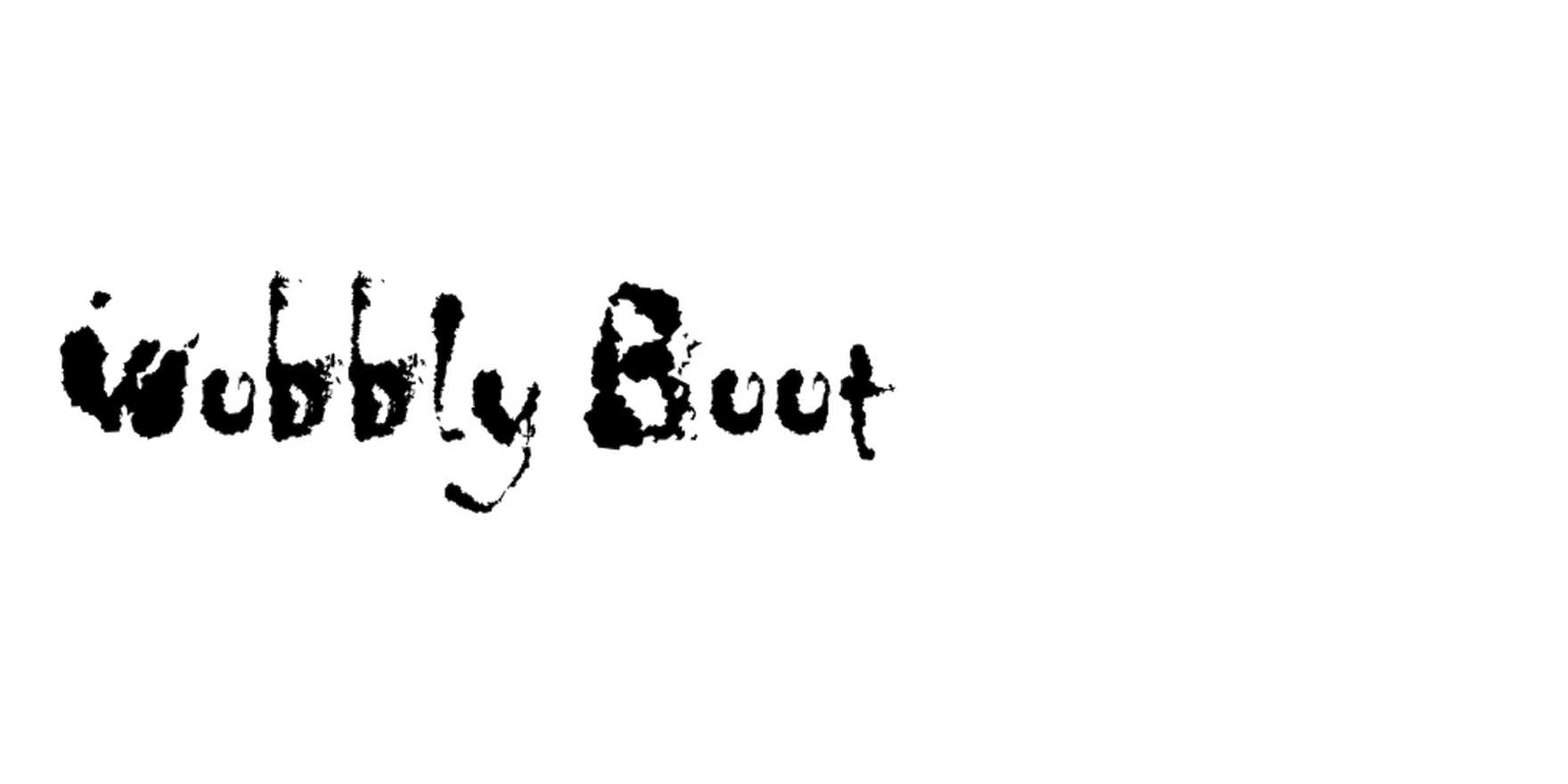 Wobbly Boot in use - Fonts In Use