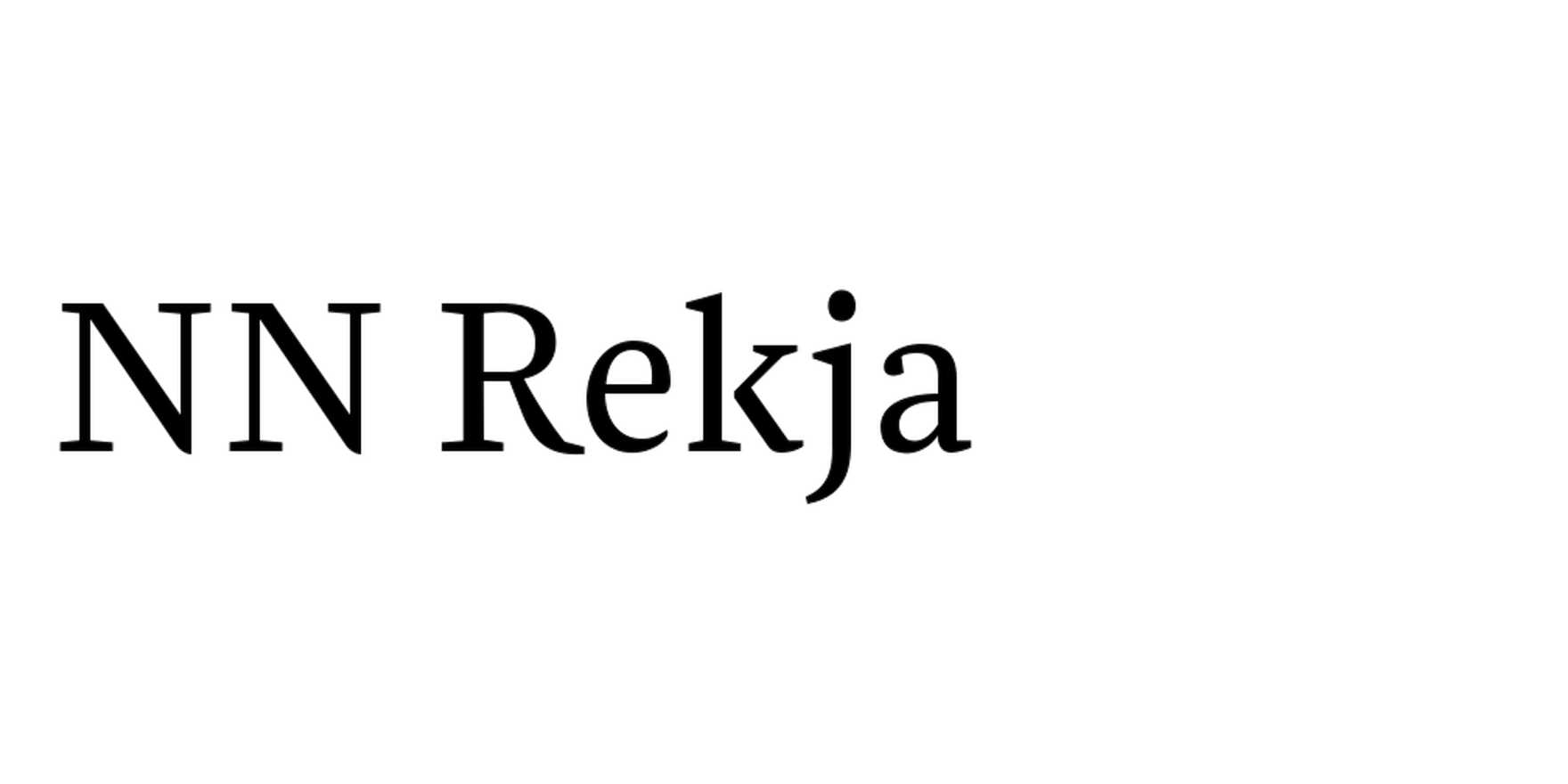 NN Rekja in use - Fonts In Use