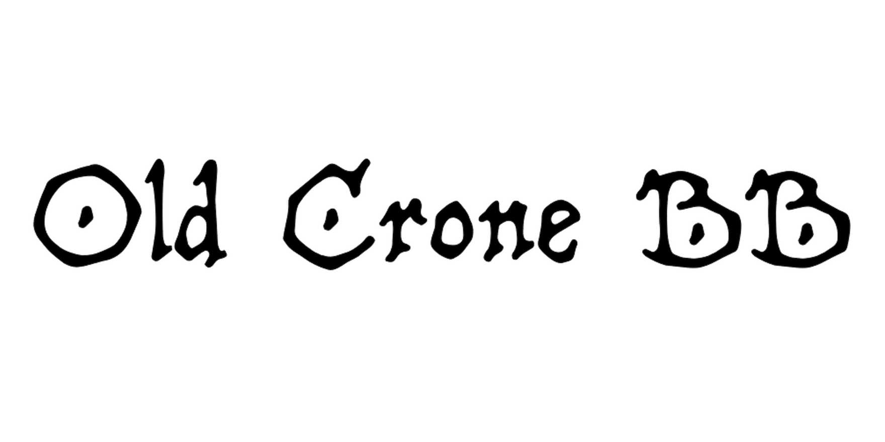 Old Crone BB in use - Fonts In Use