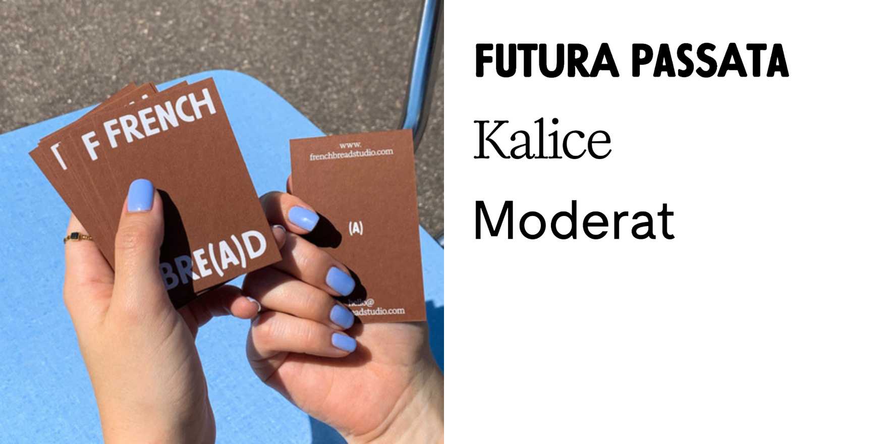 French Bre(a)d branding - Fonts In Use