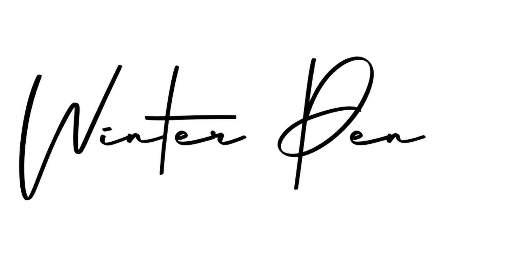 Winter Pen in use - Fonts In Use