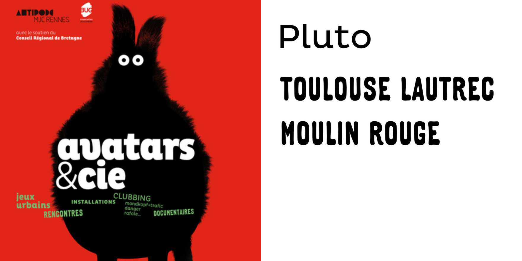 Avatars & Cie poster - Fonts In Use