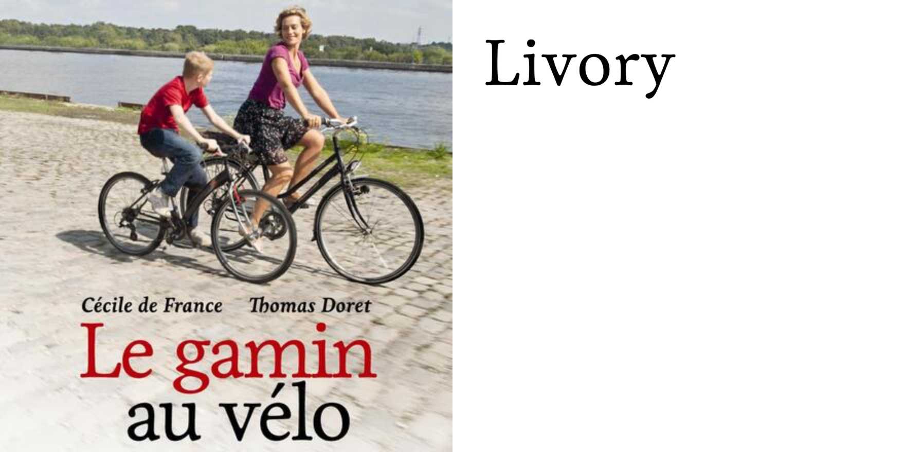 “Le gamin au vélo” - Fonts In Use