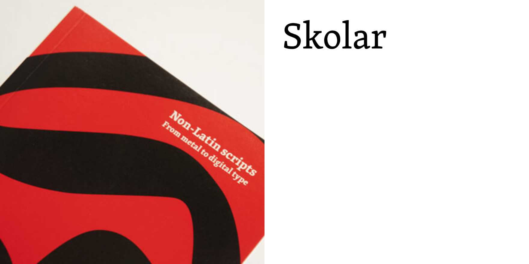 Non-Latin scripts. From metal to digital type - Fonts In Use