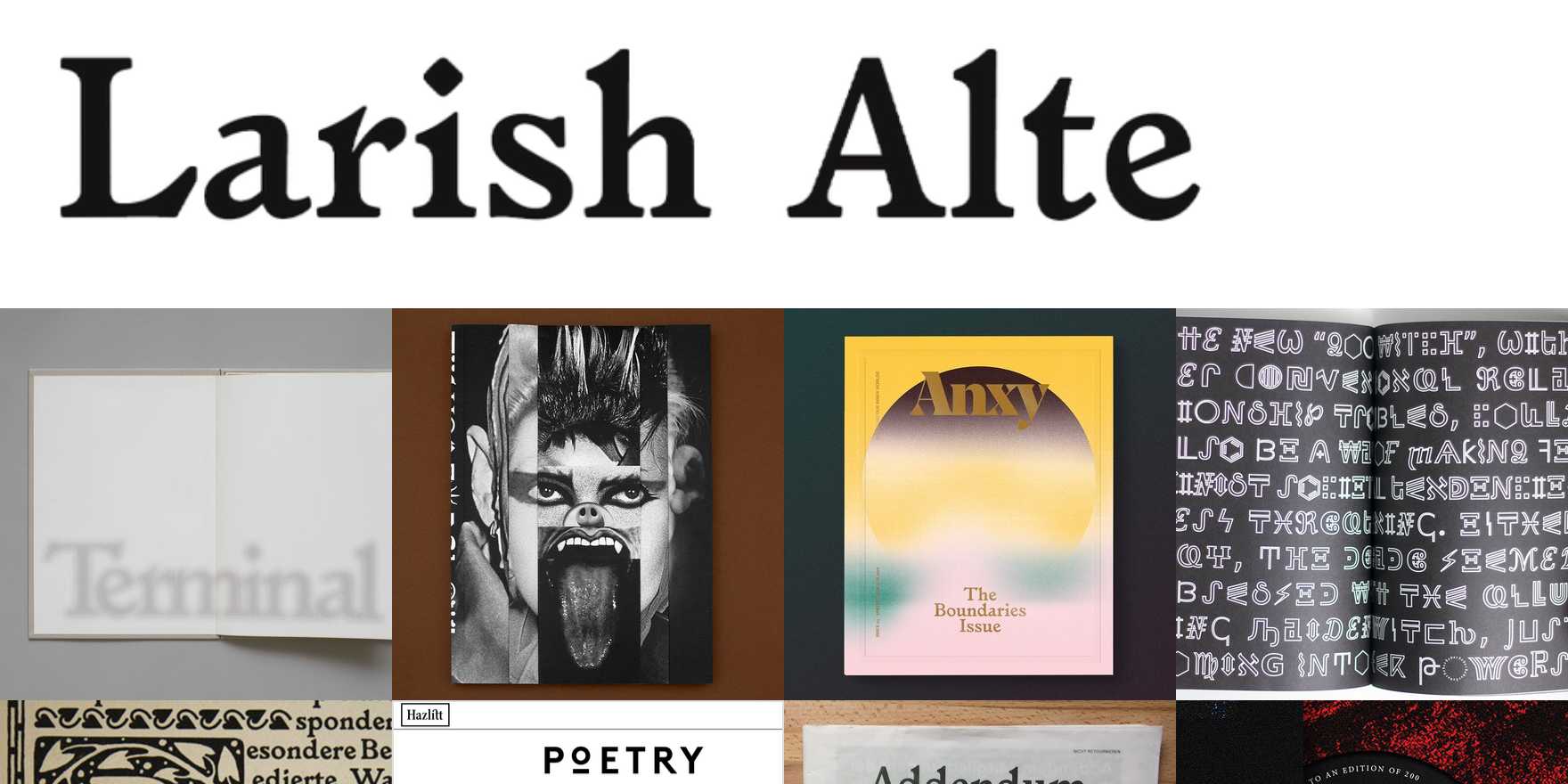 Larish Alte in use - Fonts In Use