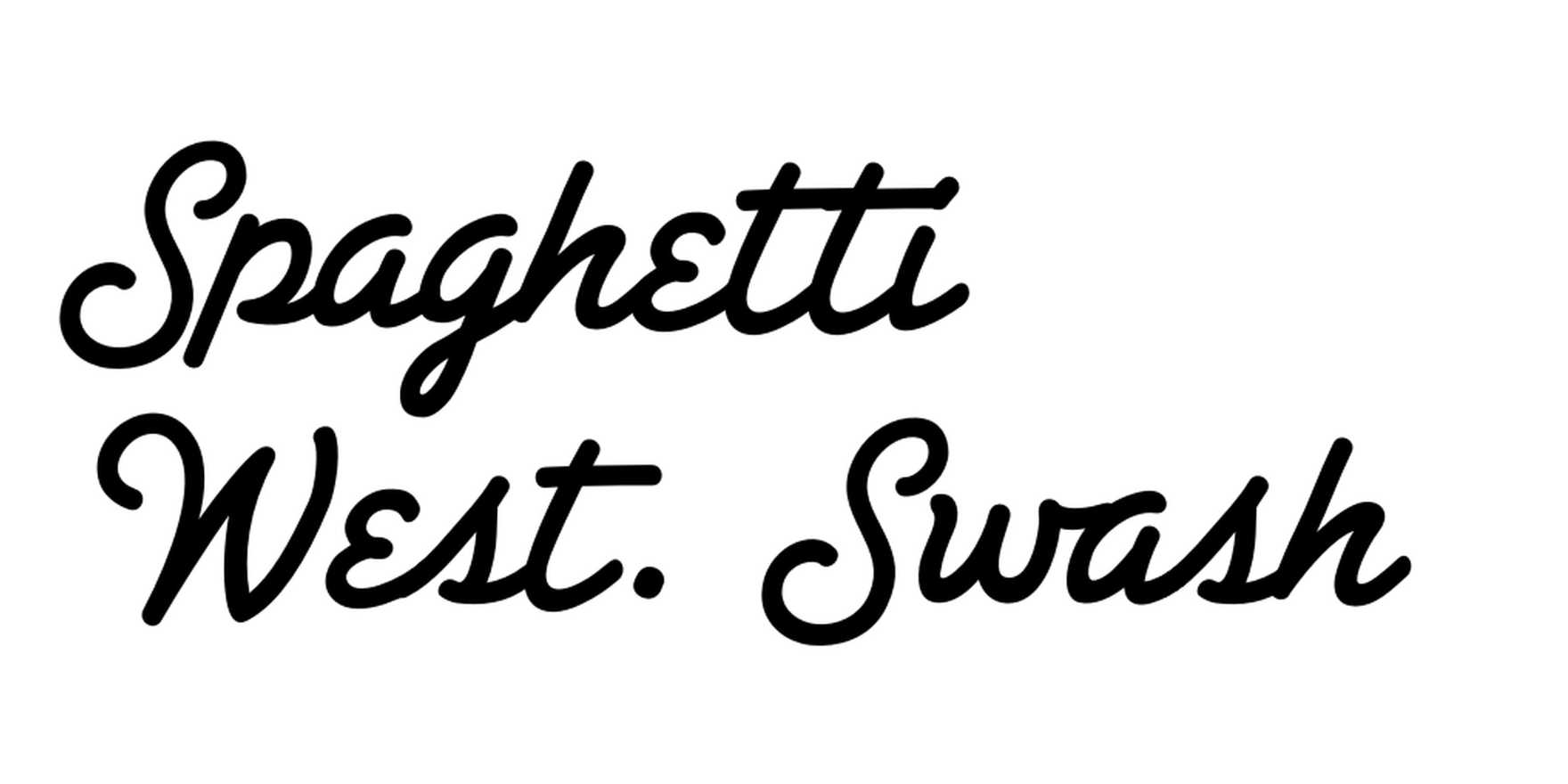 Spaghetti Western Swash in use - Fonts In Use