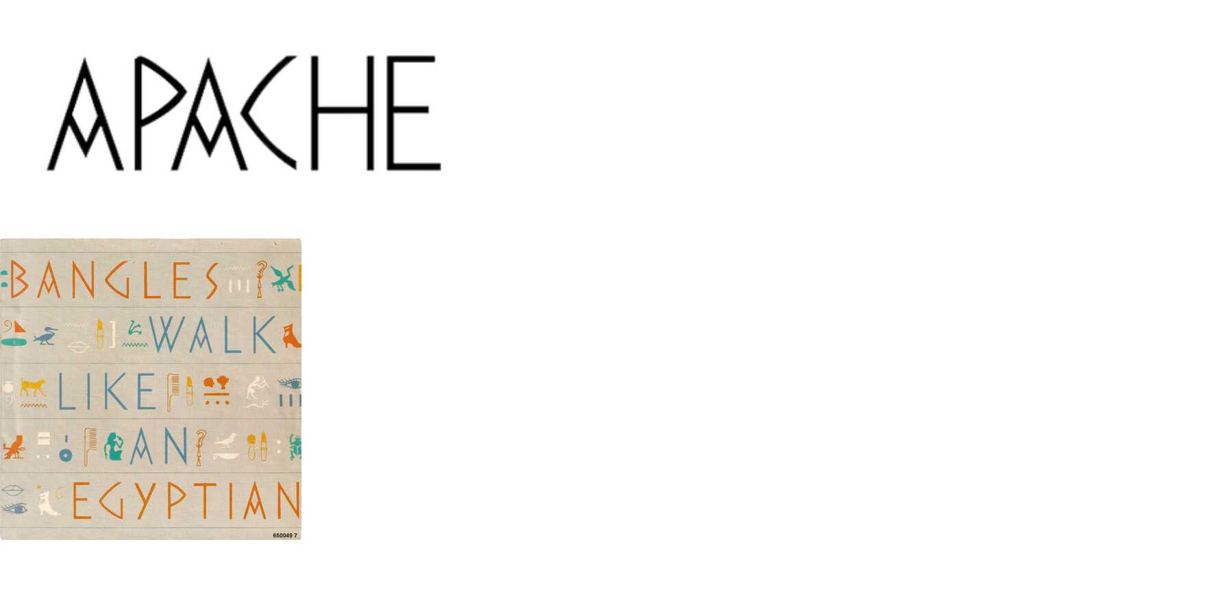 Apache in use - Fonts In Use