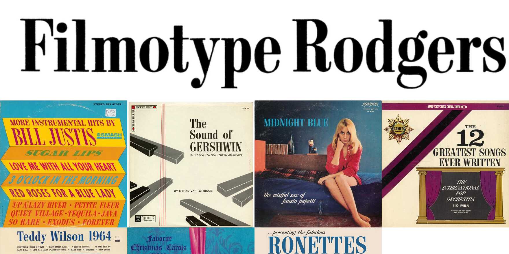 Filmotype Rodgers in use - Fonts In Use