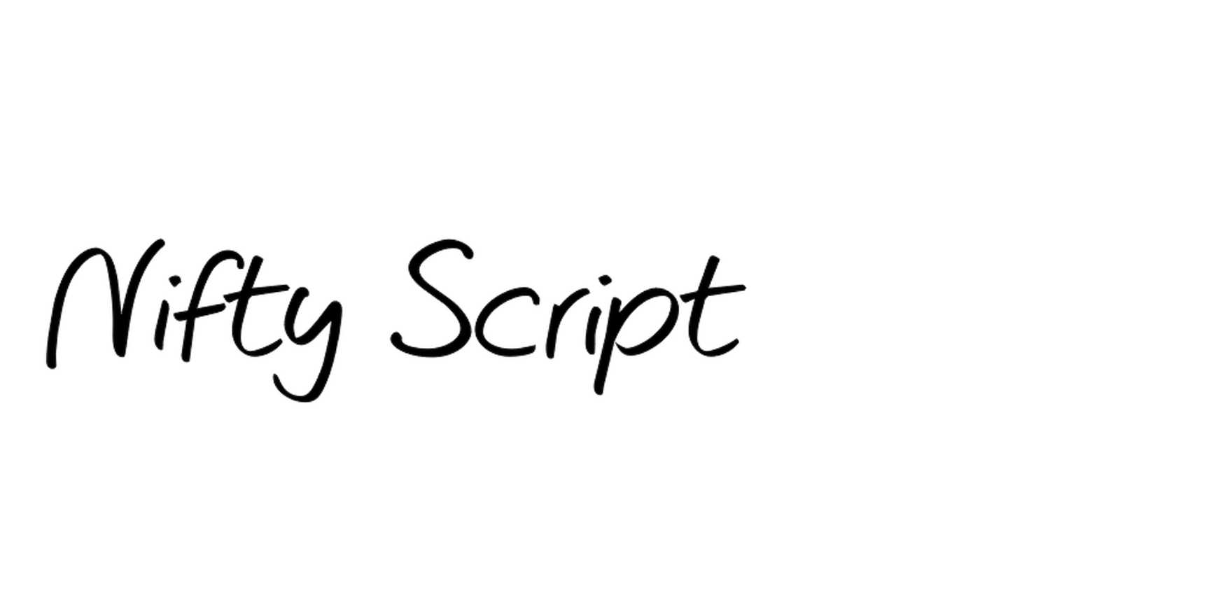 Nifty Script in use - Fonts In Use