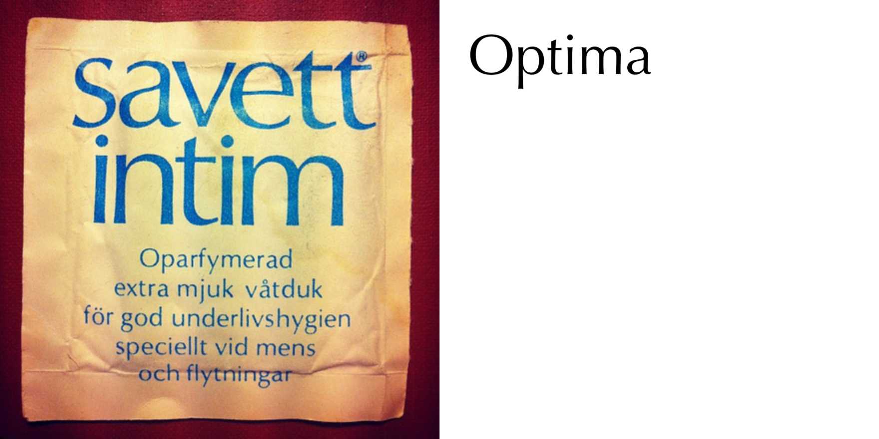 Savett wet wipes - Fonts In Use