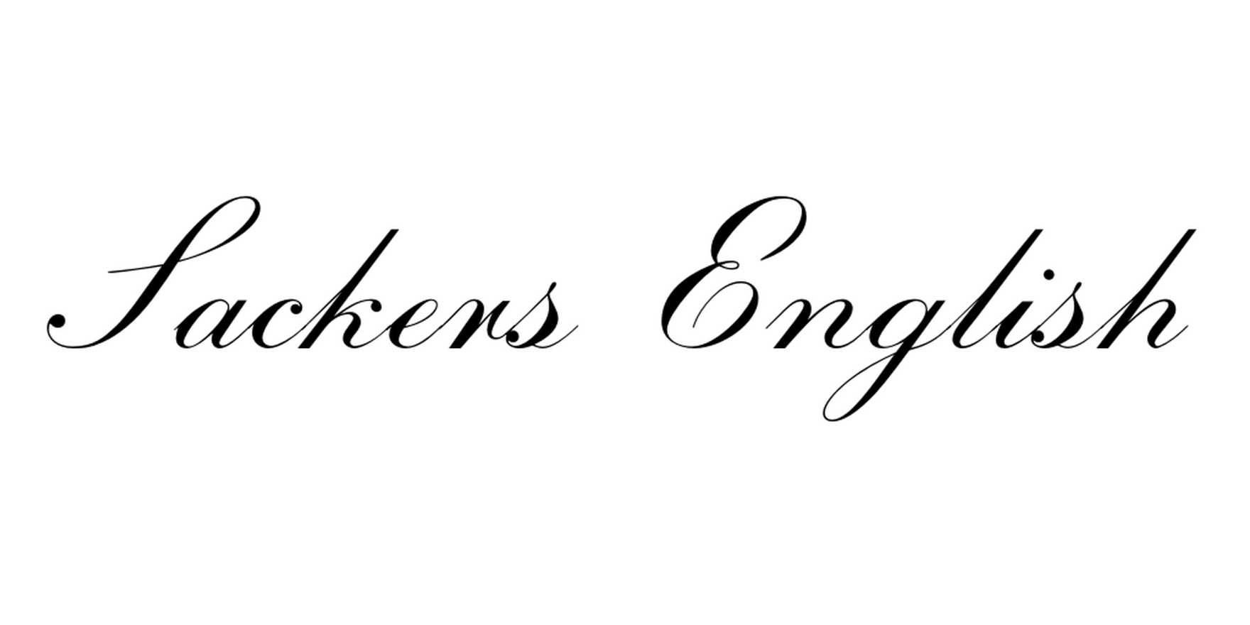 Sackers English Script in use - Fonts In Use