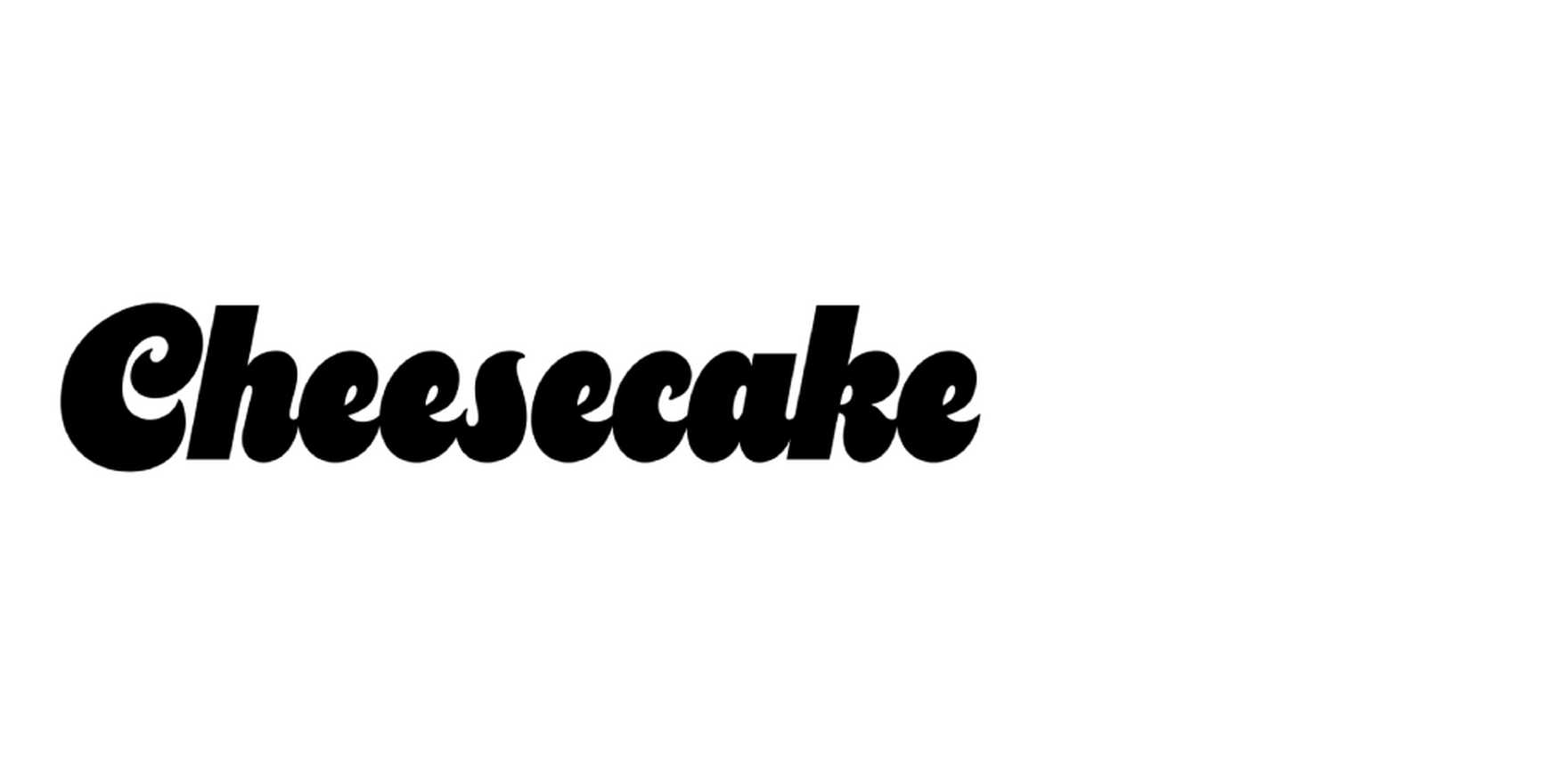 Cheesecake in use - Fonts In Use