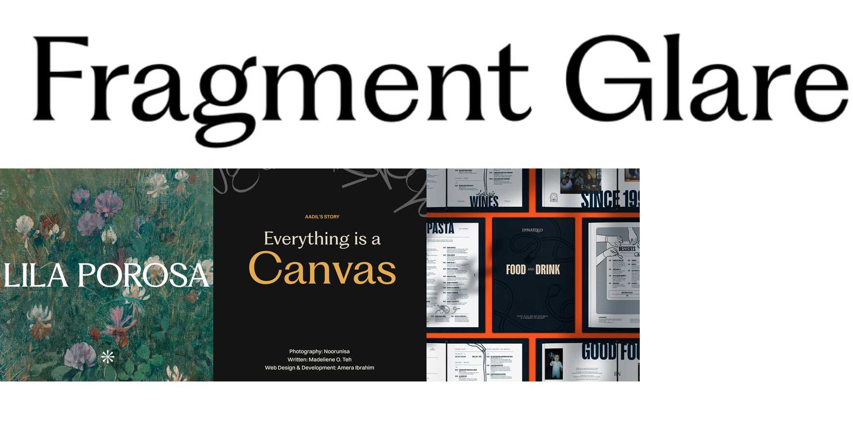 Fragment Glare in use - Fonts In Use