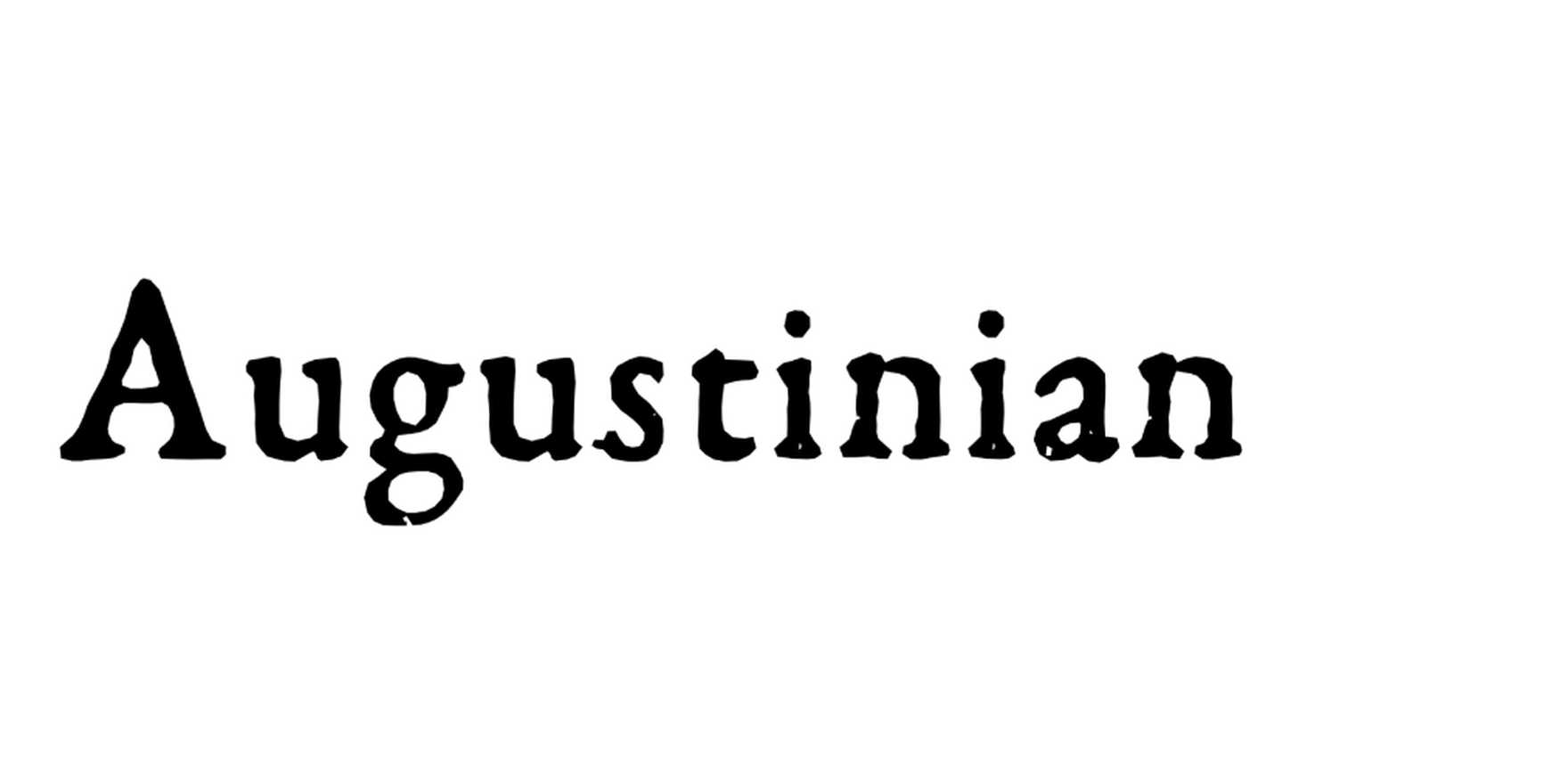 Augustinian in use - Fonts In Use