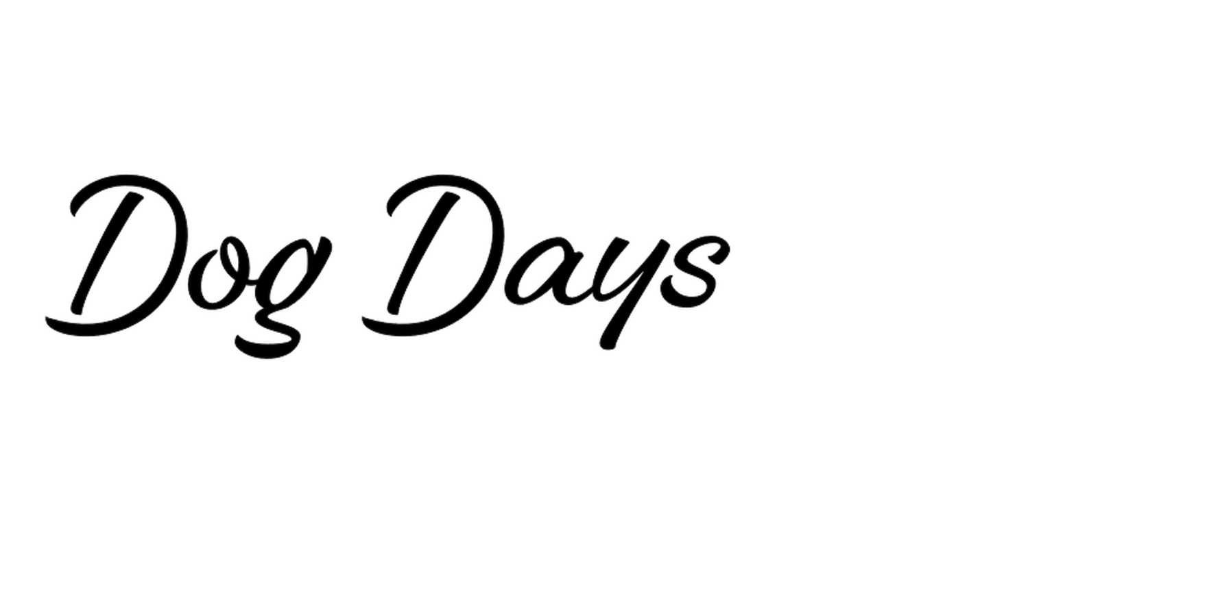 Dog Days in use - Fonts In Use