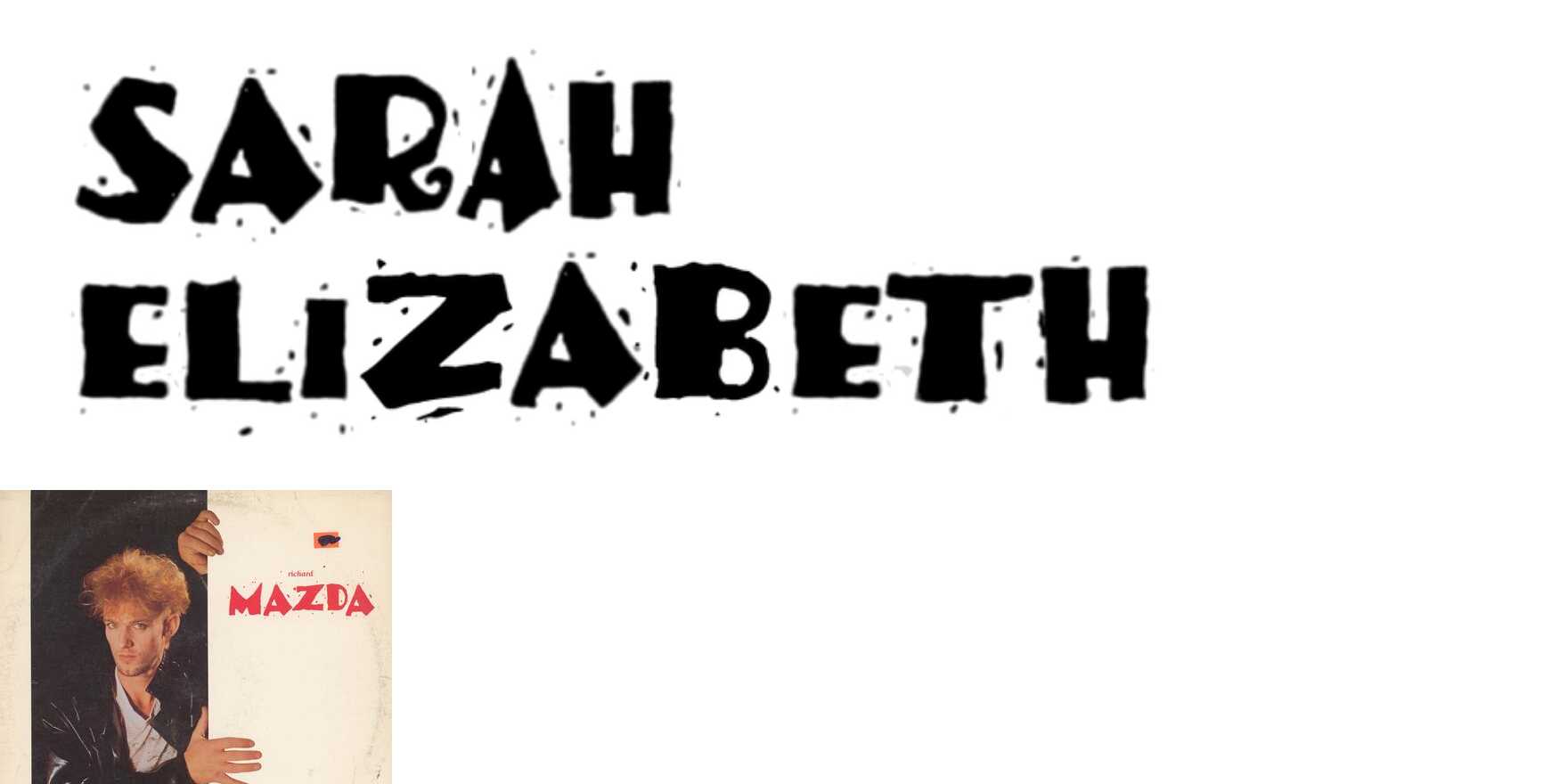 Sarah Elizabeth in use - Fonts In Use
