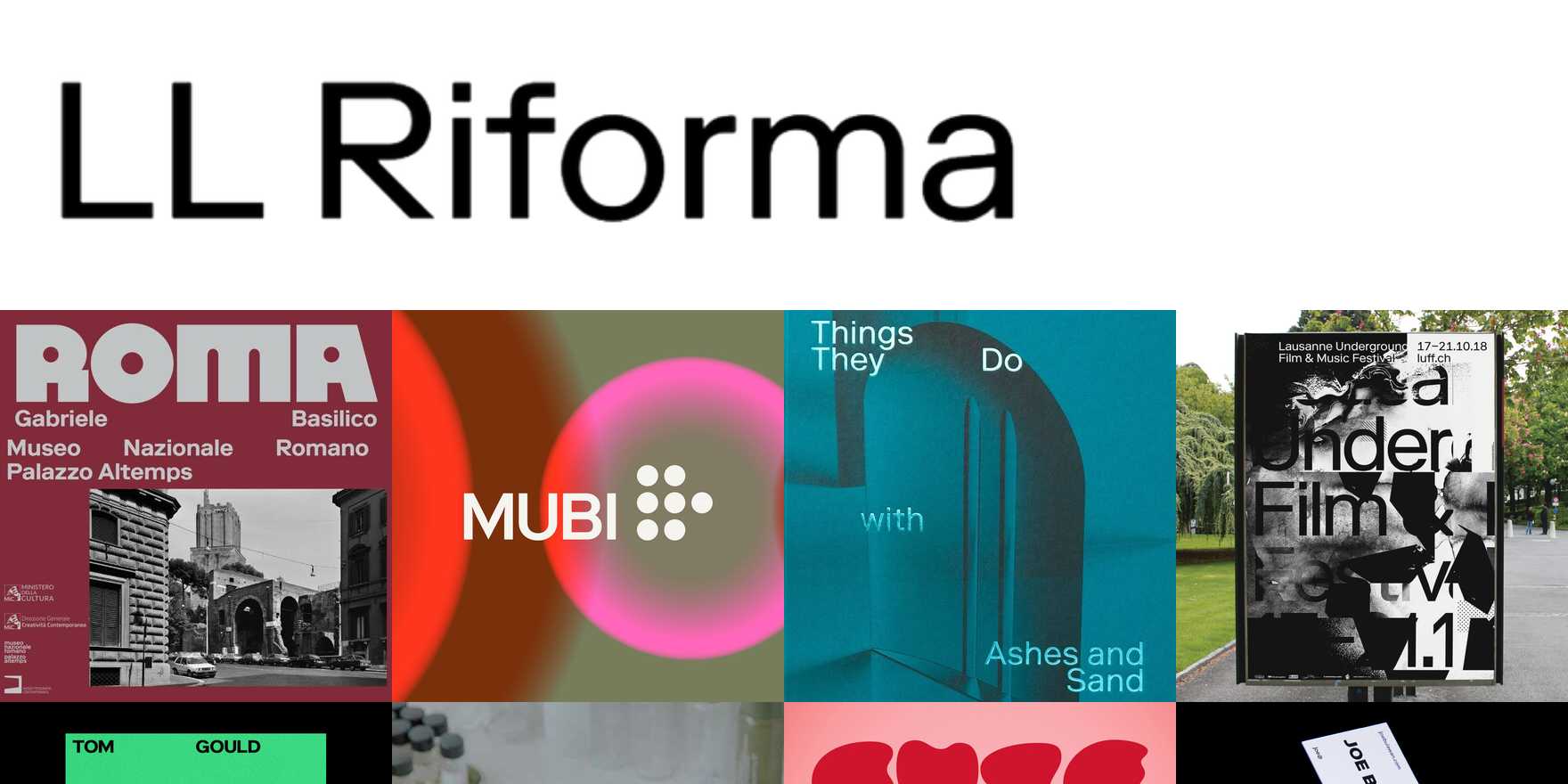 LL Riforma in use - Fonts In Use