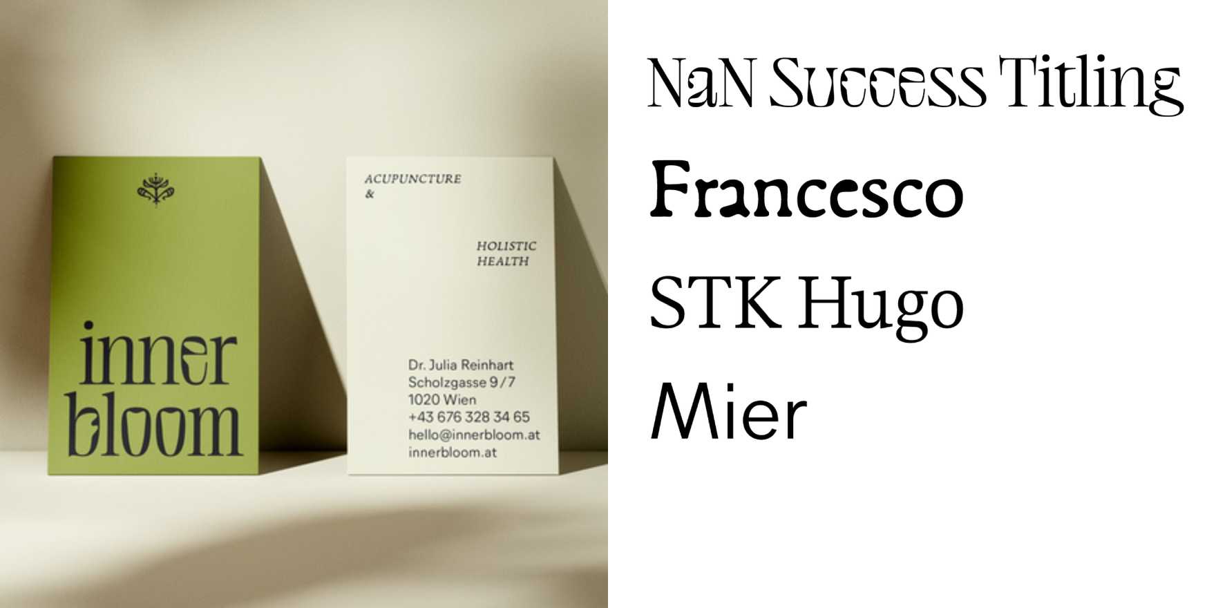 Inner Bloom - Fonts In Use