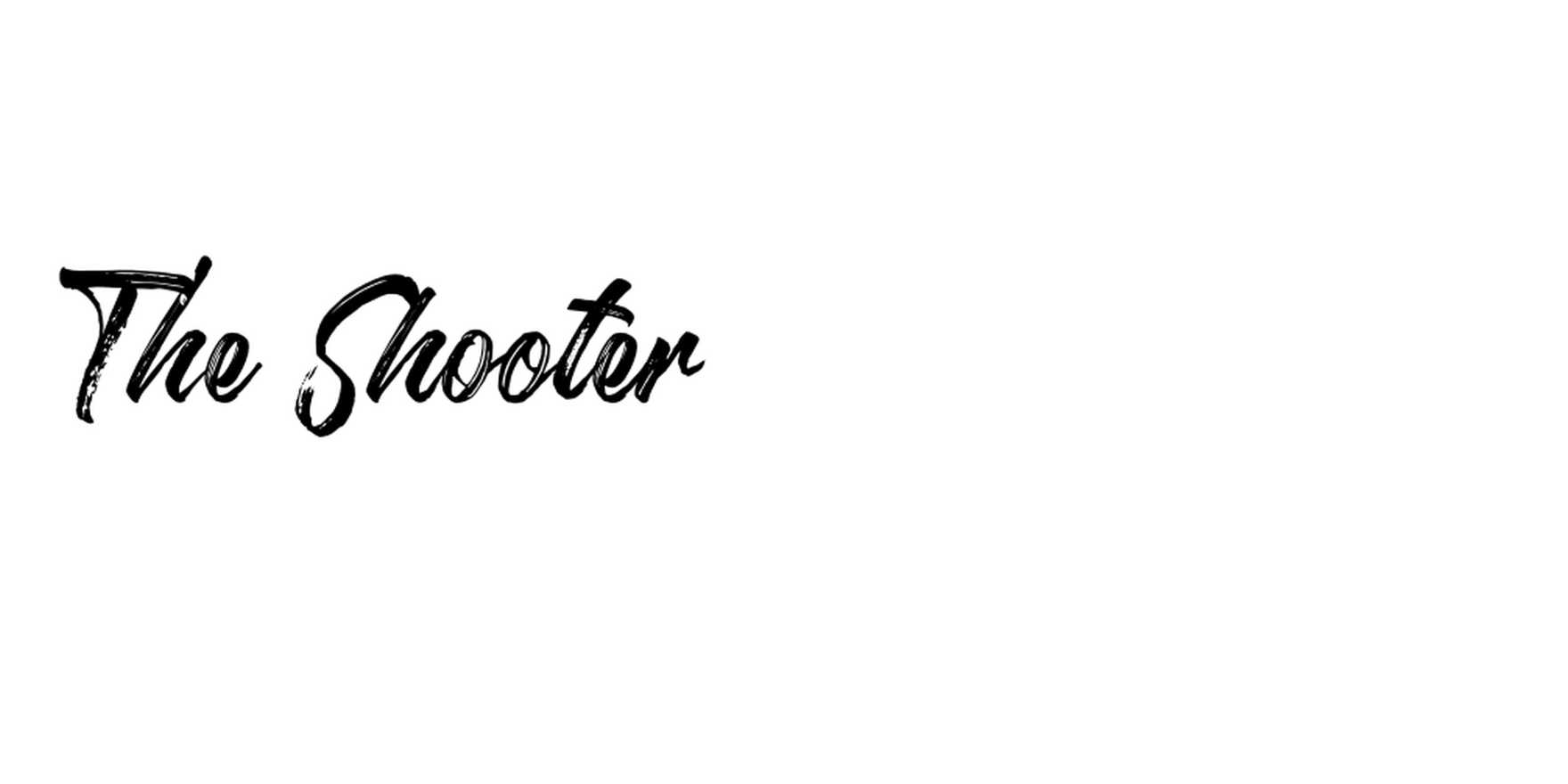 The Shooter in use - Fonts In Use