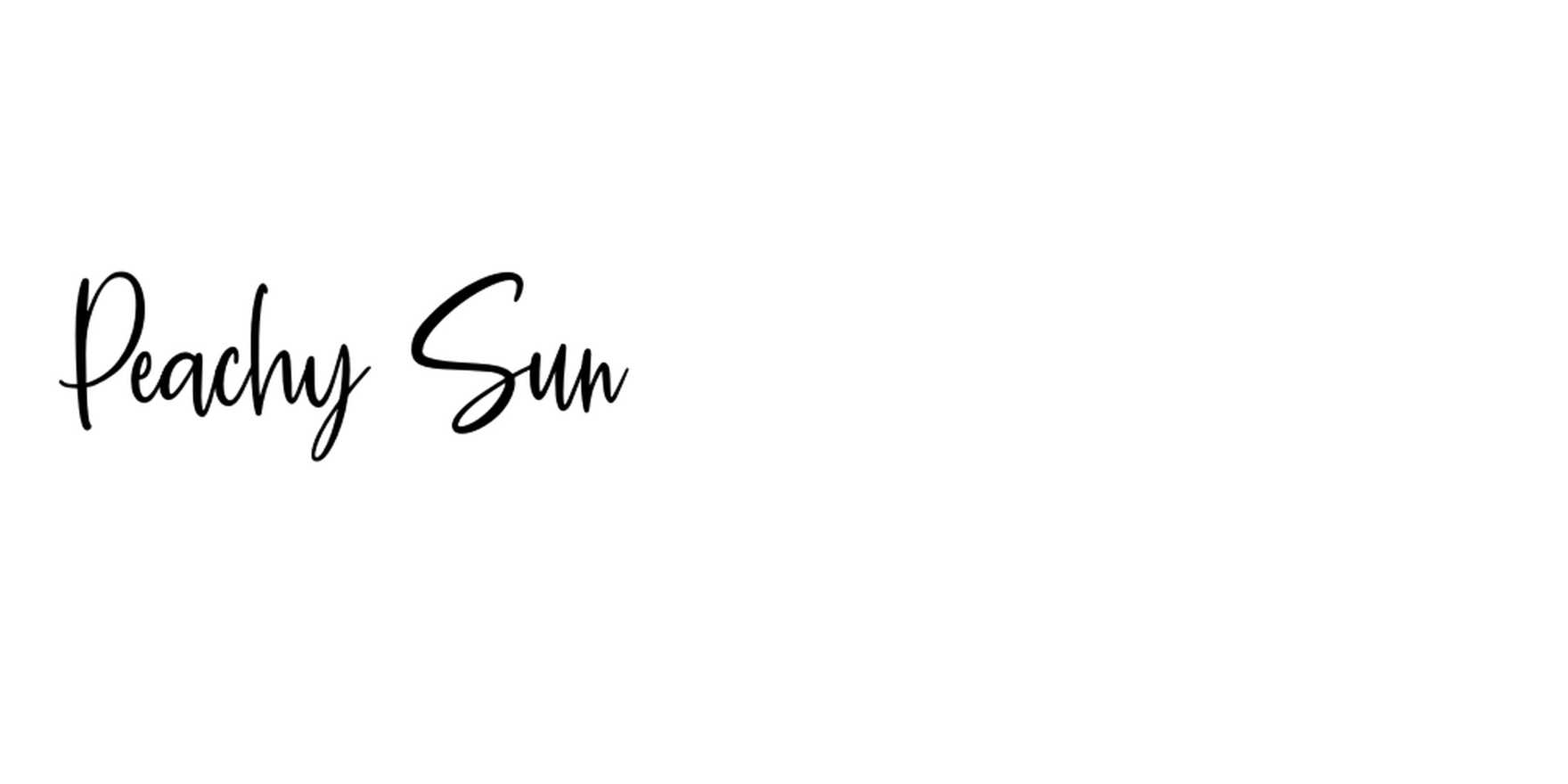 Peachy Sun in use - Fonts In Use