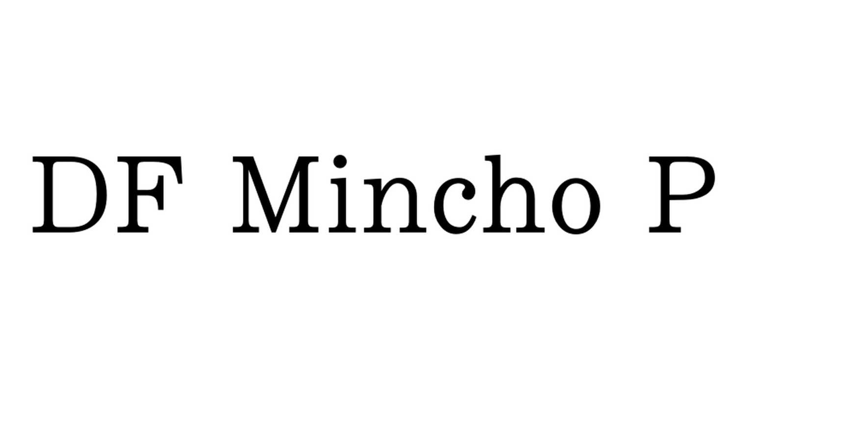 DF Mincho P in use - Fonts In Use
