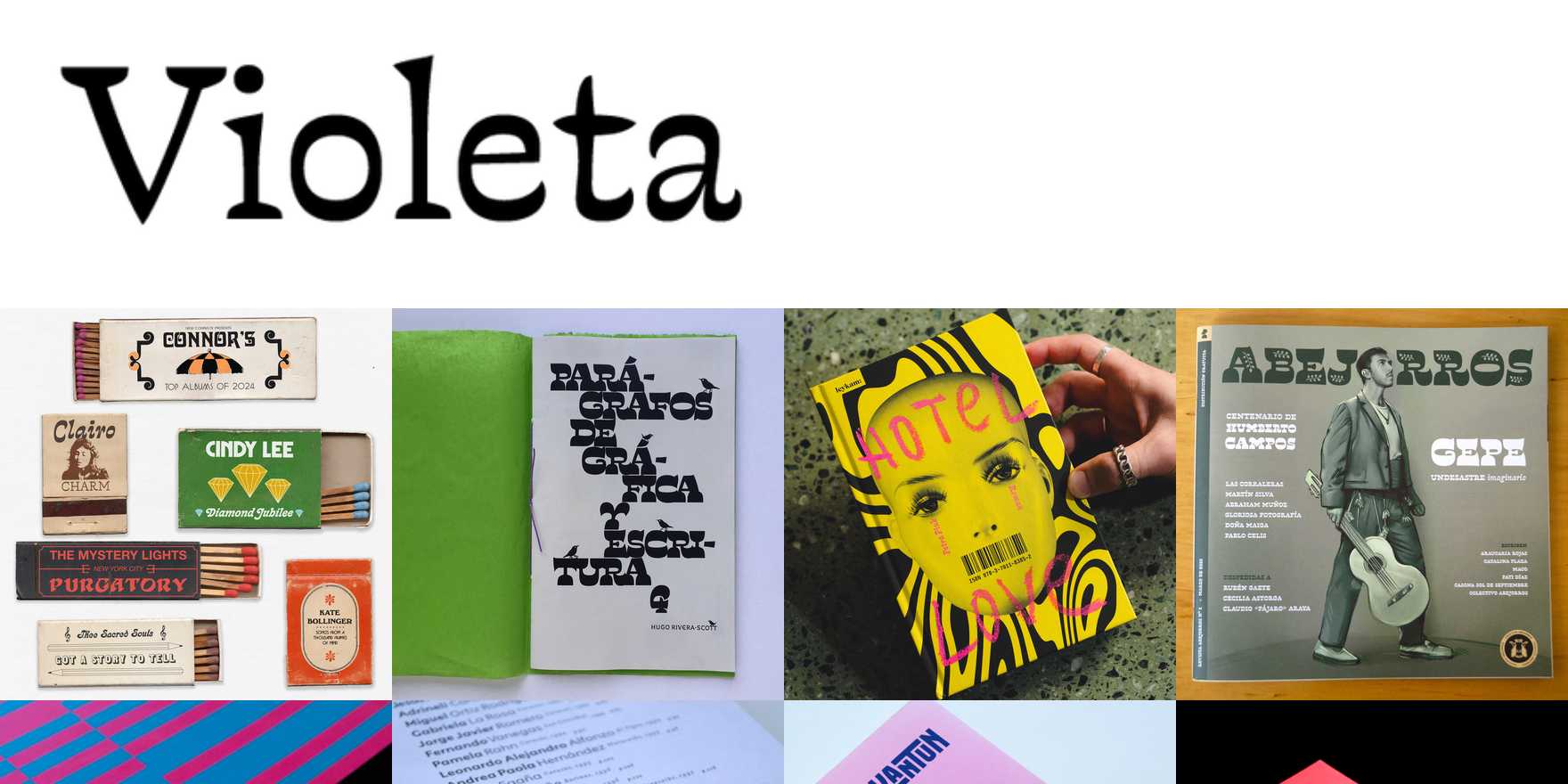Violeta in use - Fonts In Use