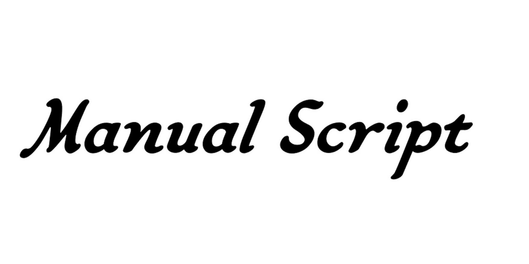 Manual Script JF in use - Fonts In Use