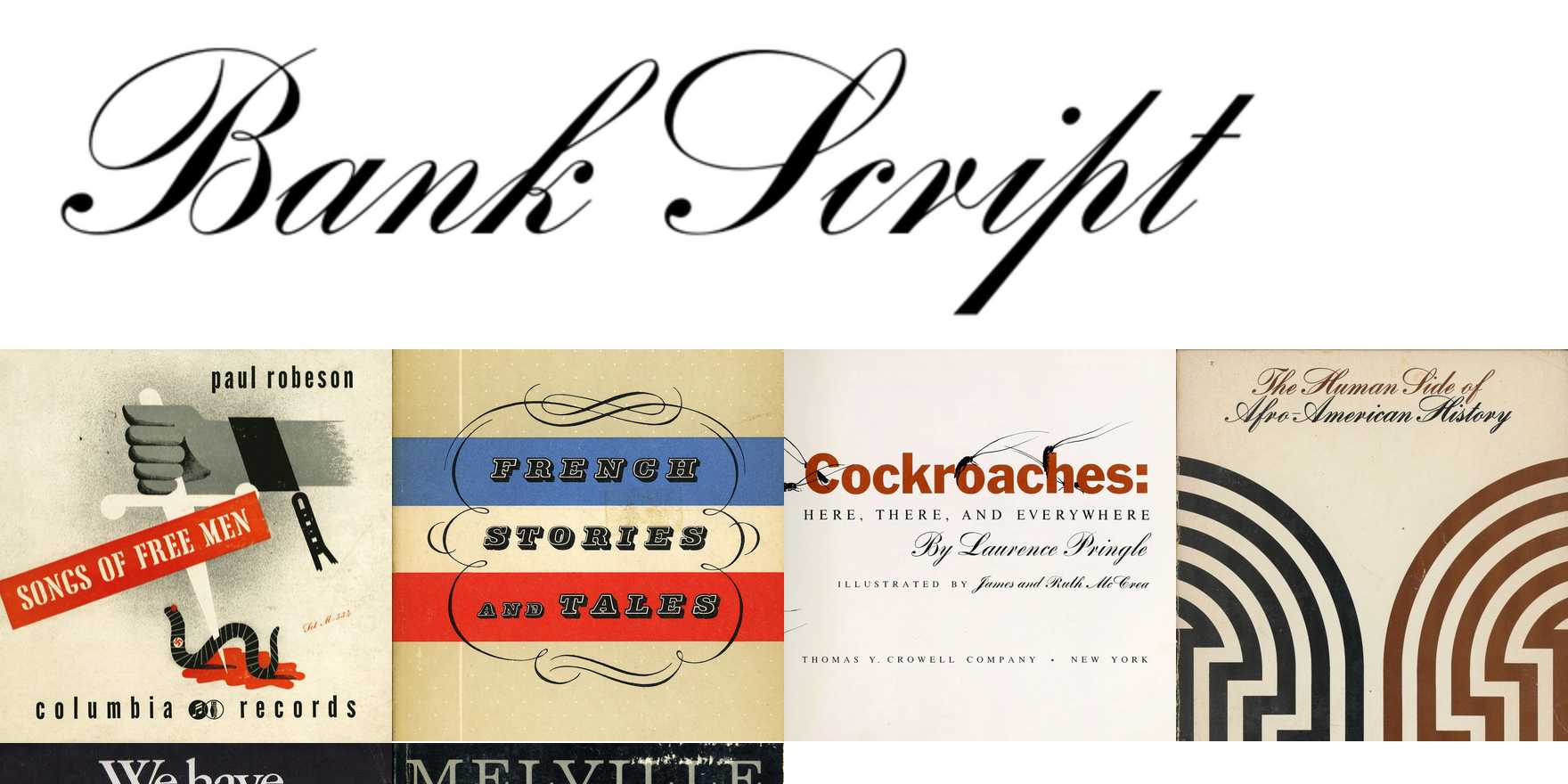 Bank Script in use - Fonts In Use