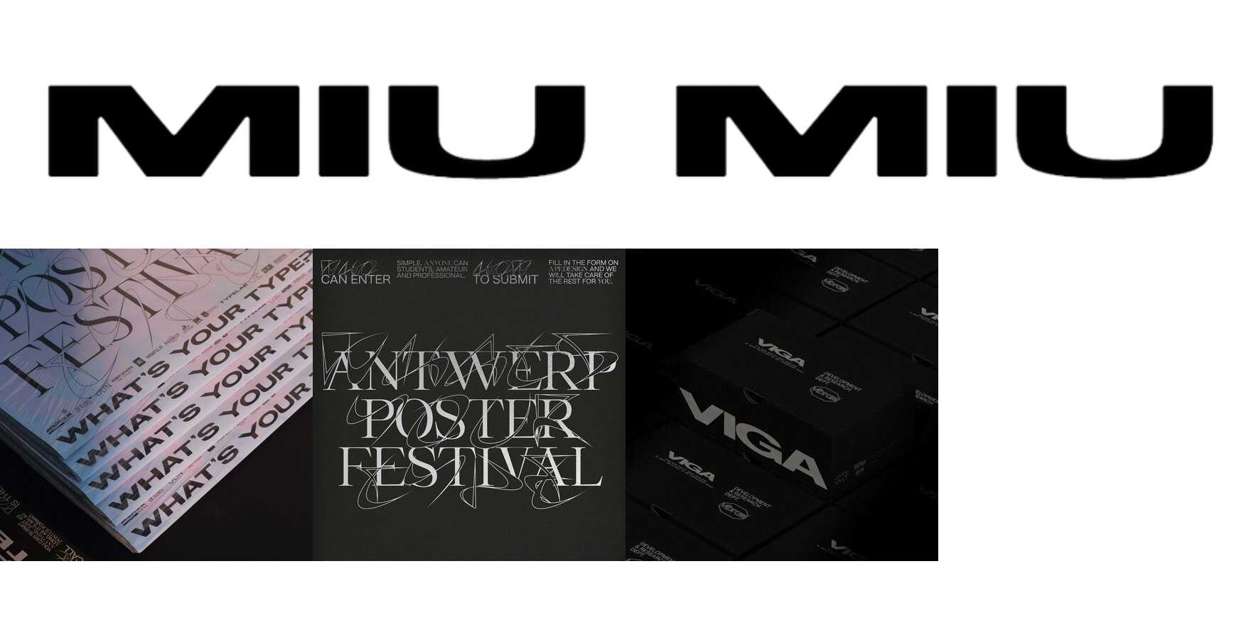 Miu Miu in use - Fonts In Use