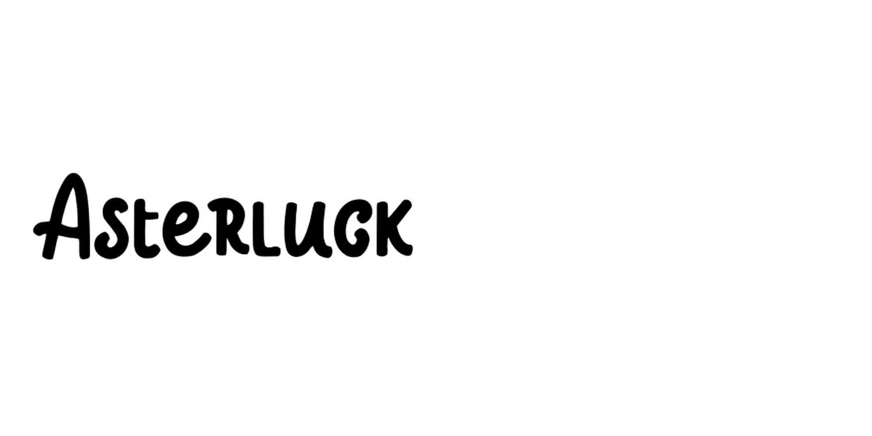 Asterluck in use - Fonts In Use