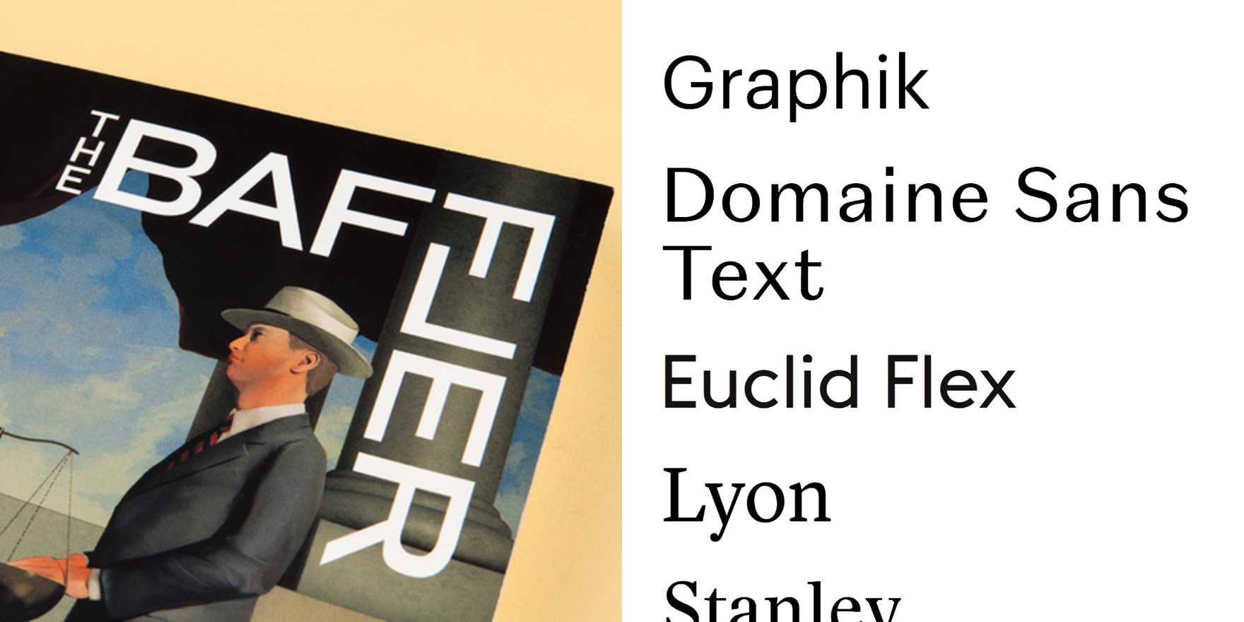 The Baffler redesign (2016) - Fonts In Use