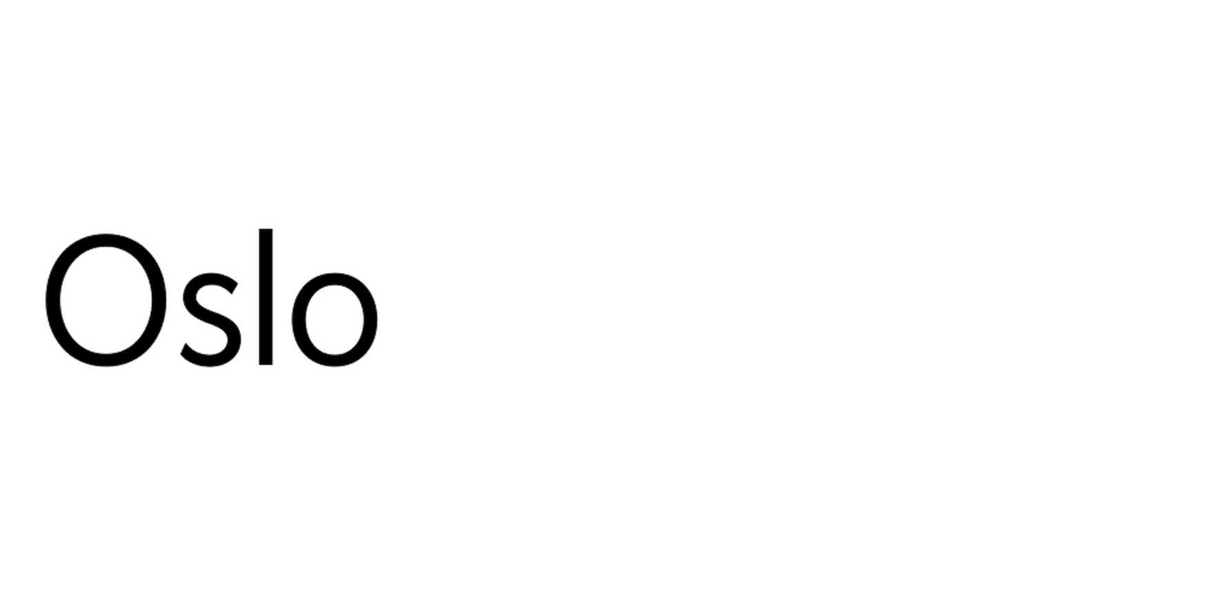 Oslo in use - Fonts In Use
