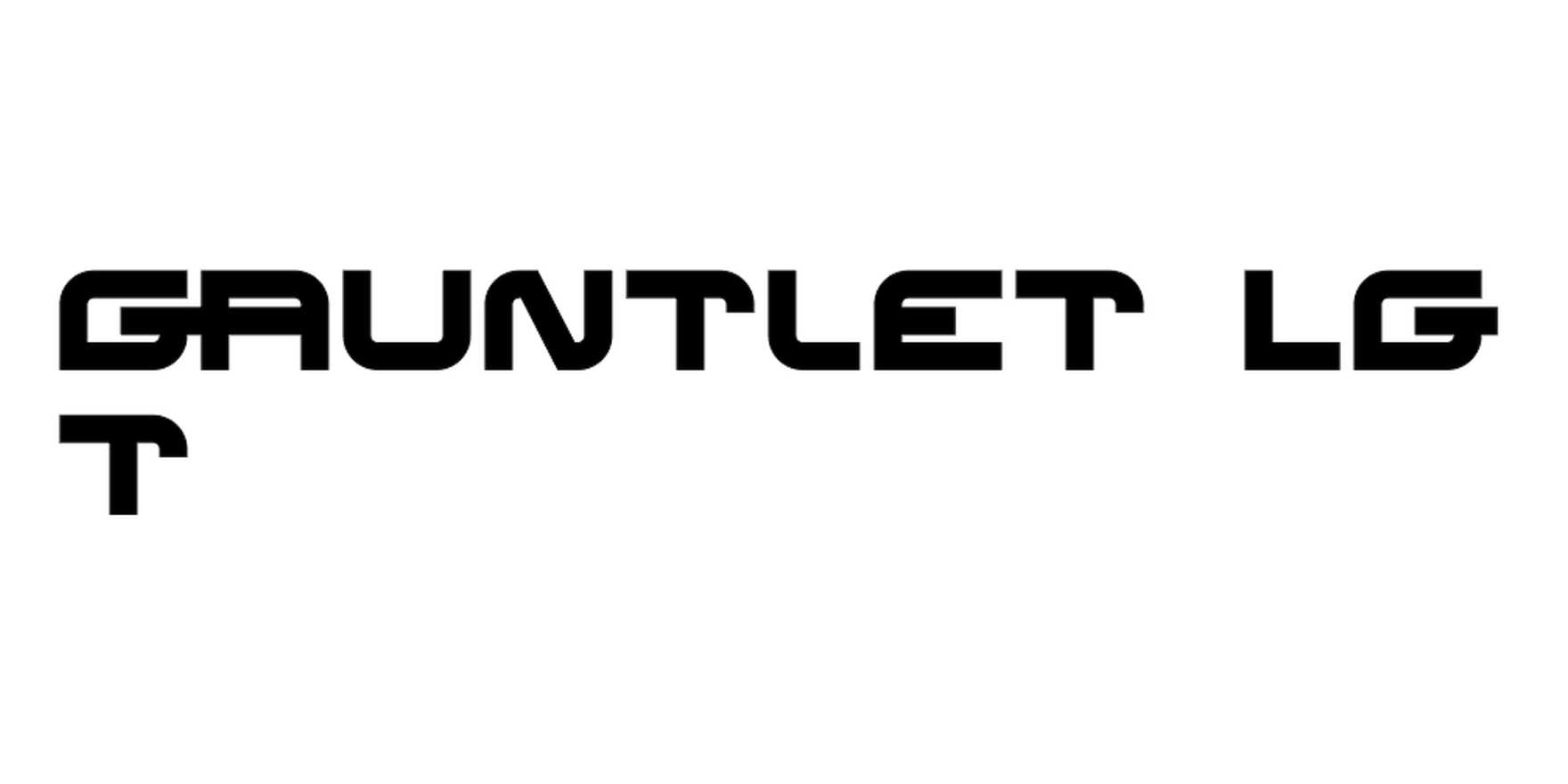 Gauntlet LGt in use - Fonts In Use