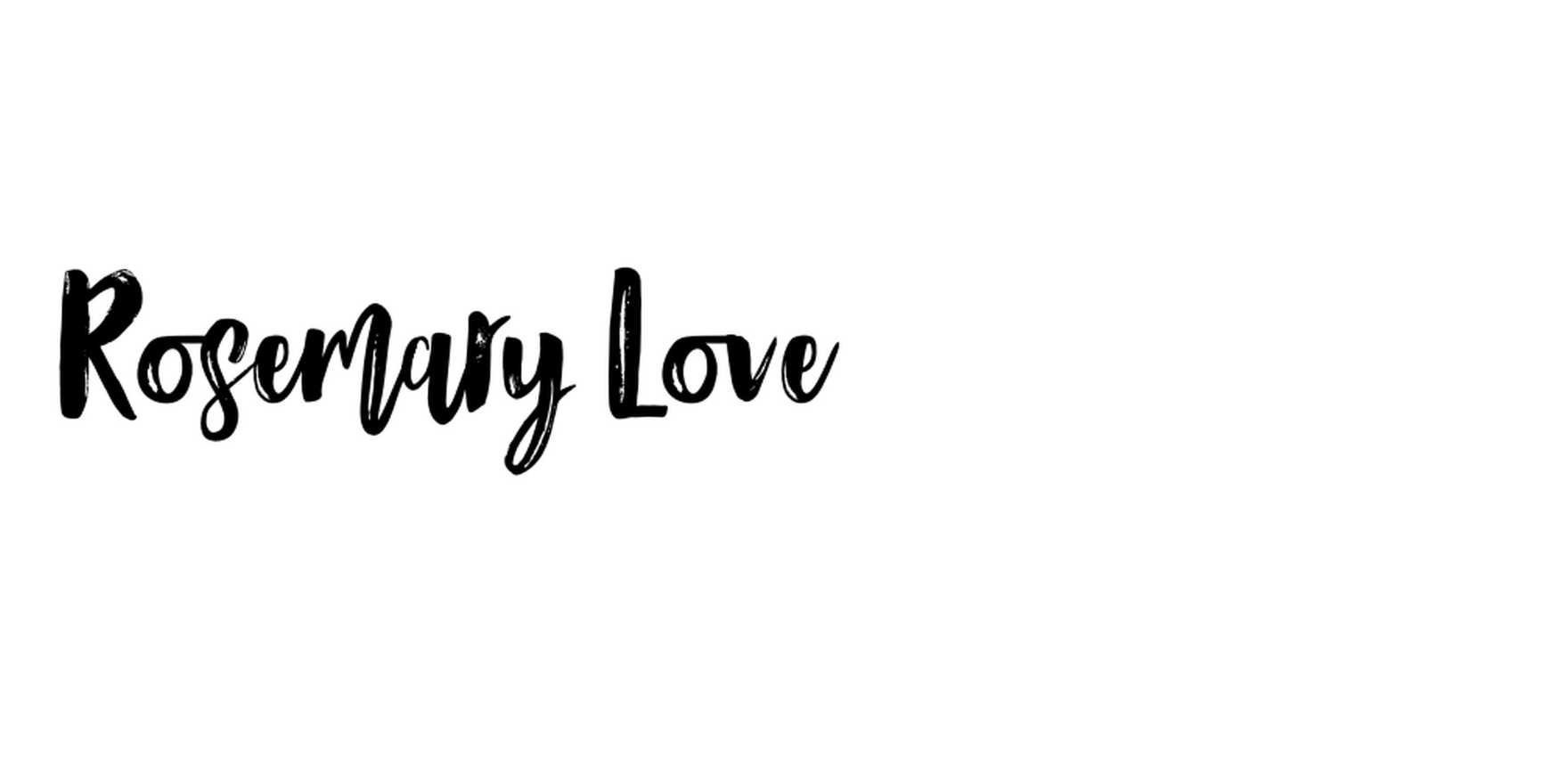Rosemary Love in use - Fonts In Use