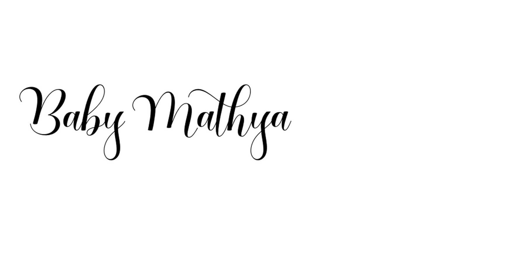 Baby Mathya in use - Fonts In Use