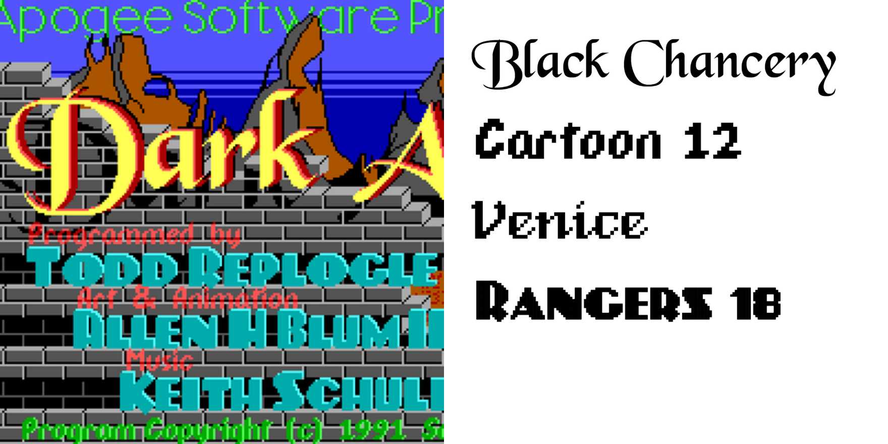 Dark Ages - Fonts In Use