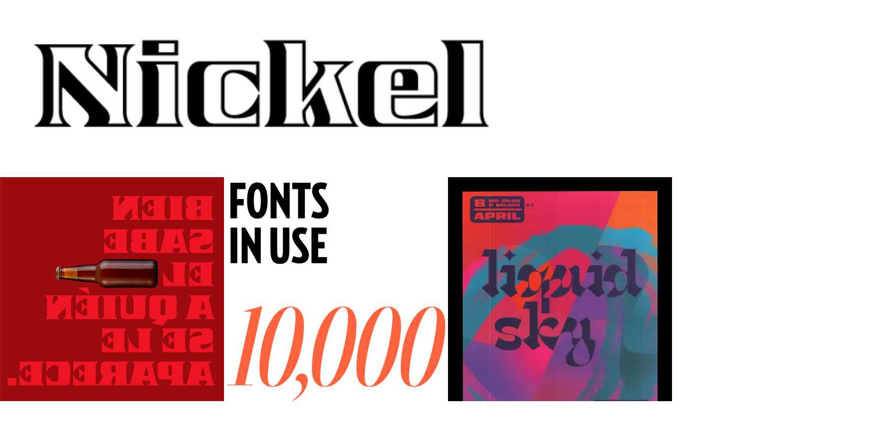 Nickel in use - Fonts In Use