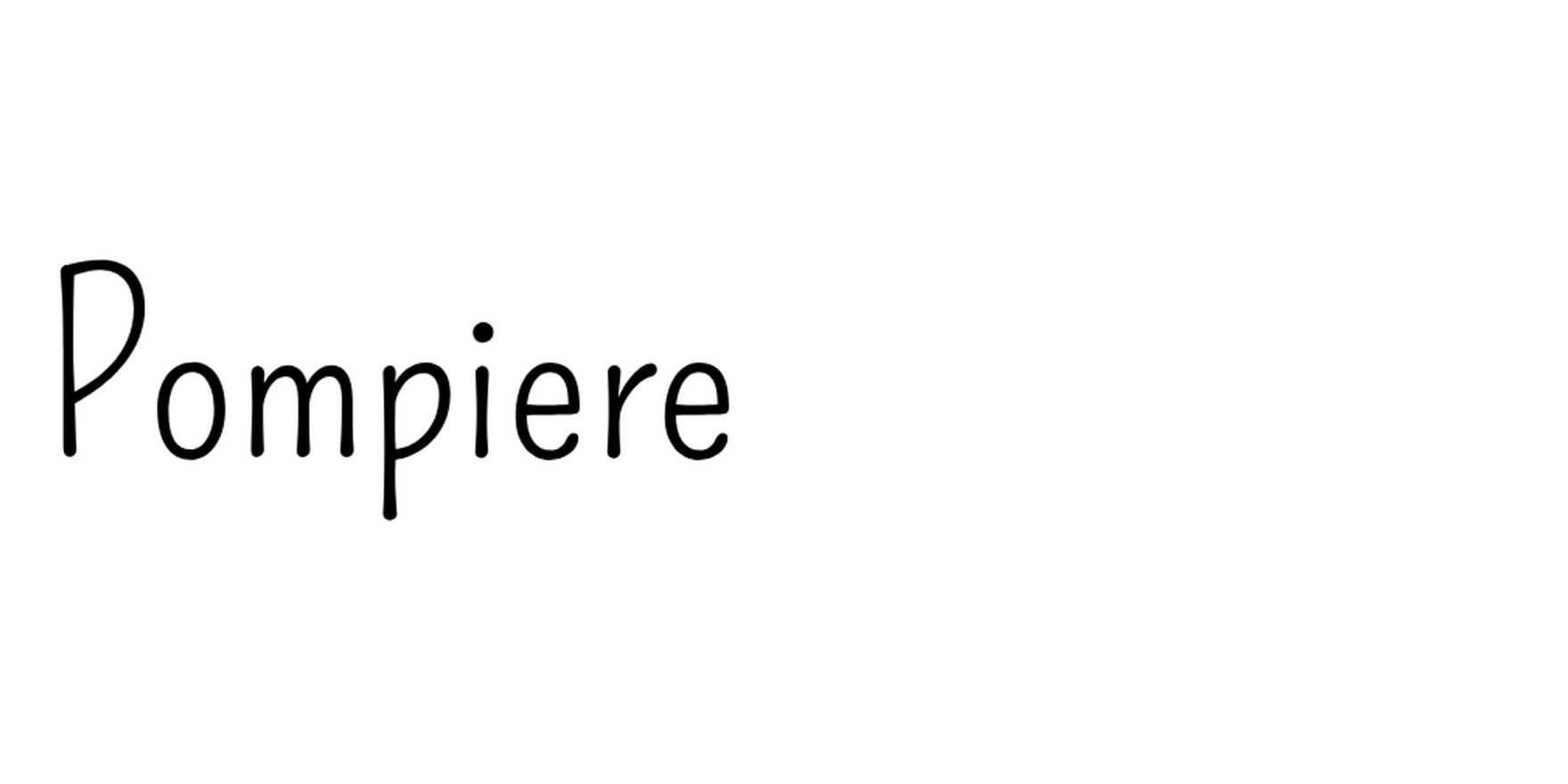 Pompiere in use - Fonts In Use